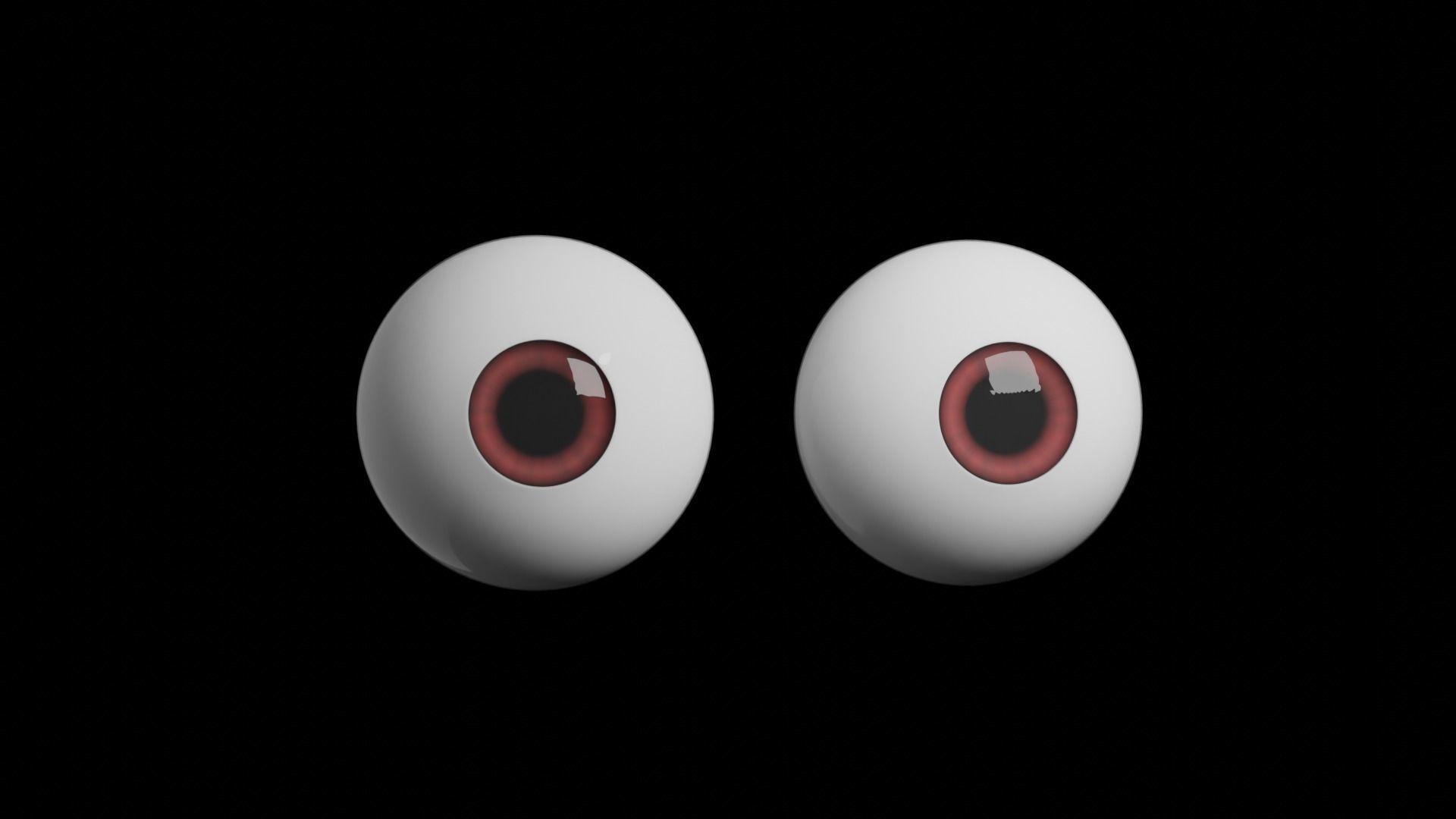 Stylized eyes 3D model | CGTrader