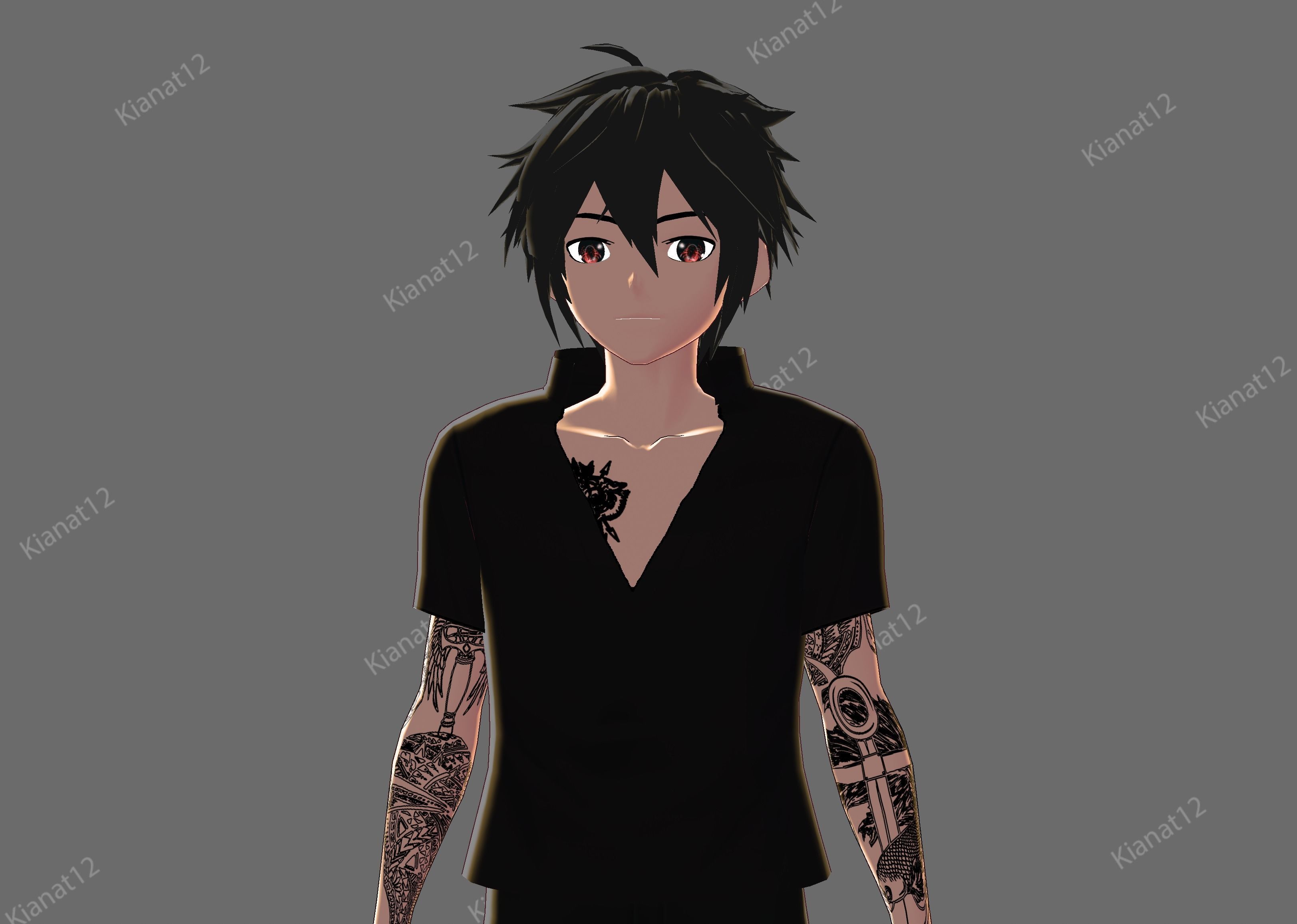 3d Model 3d Low Poly Male Avatar For Vrchat And For Vtubing Vr Ar Low Poly Cgtrader 