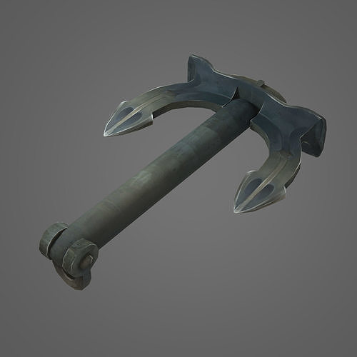 Anchor Lowpoly 3D model | CGTrader
