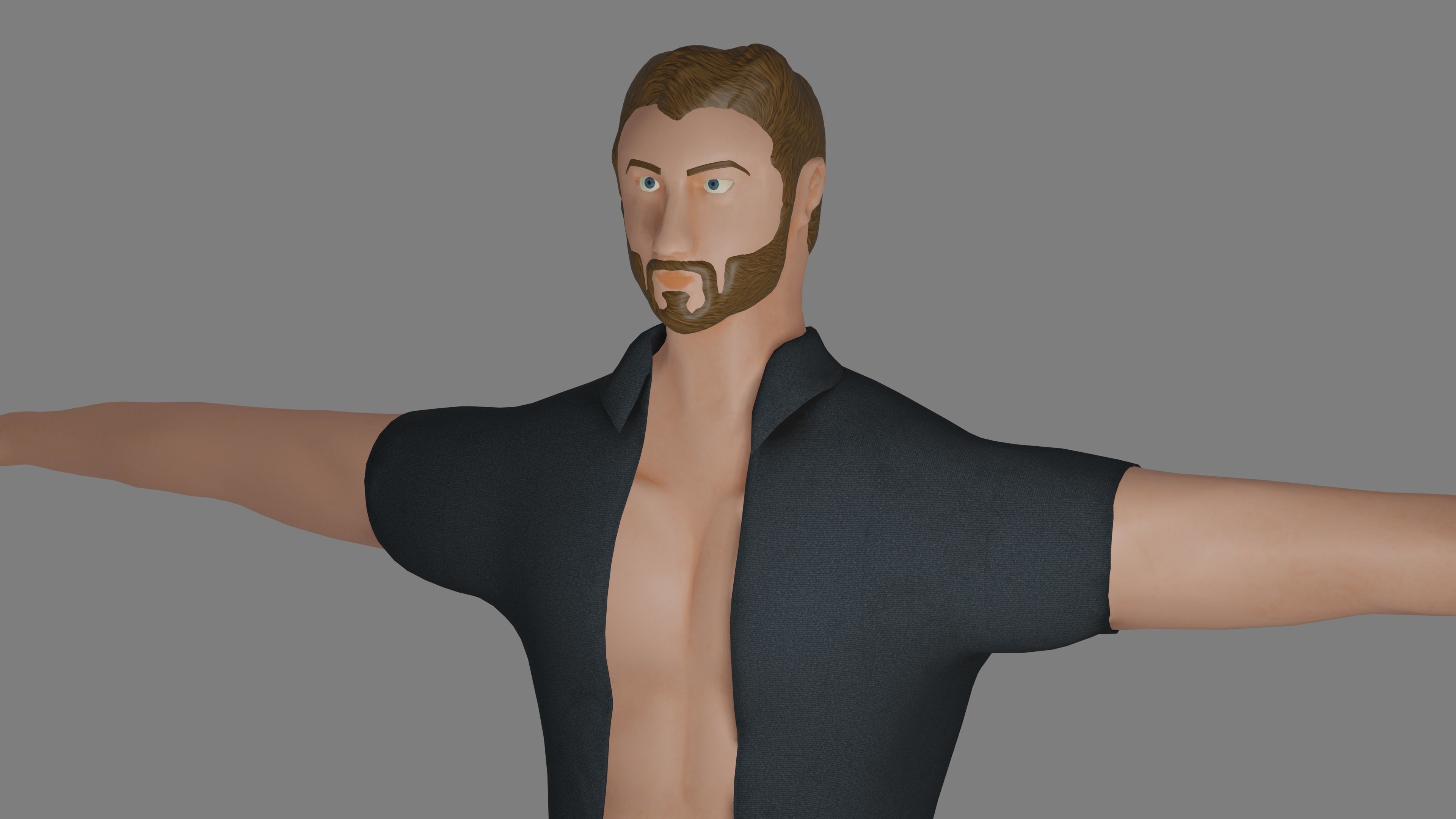 3D model male 3d modle VR / AR / low-poly | CGTrader