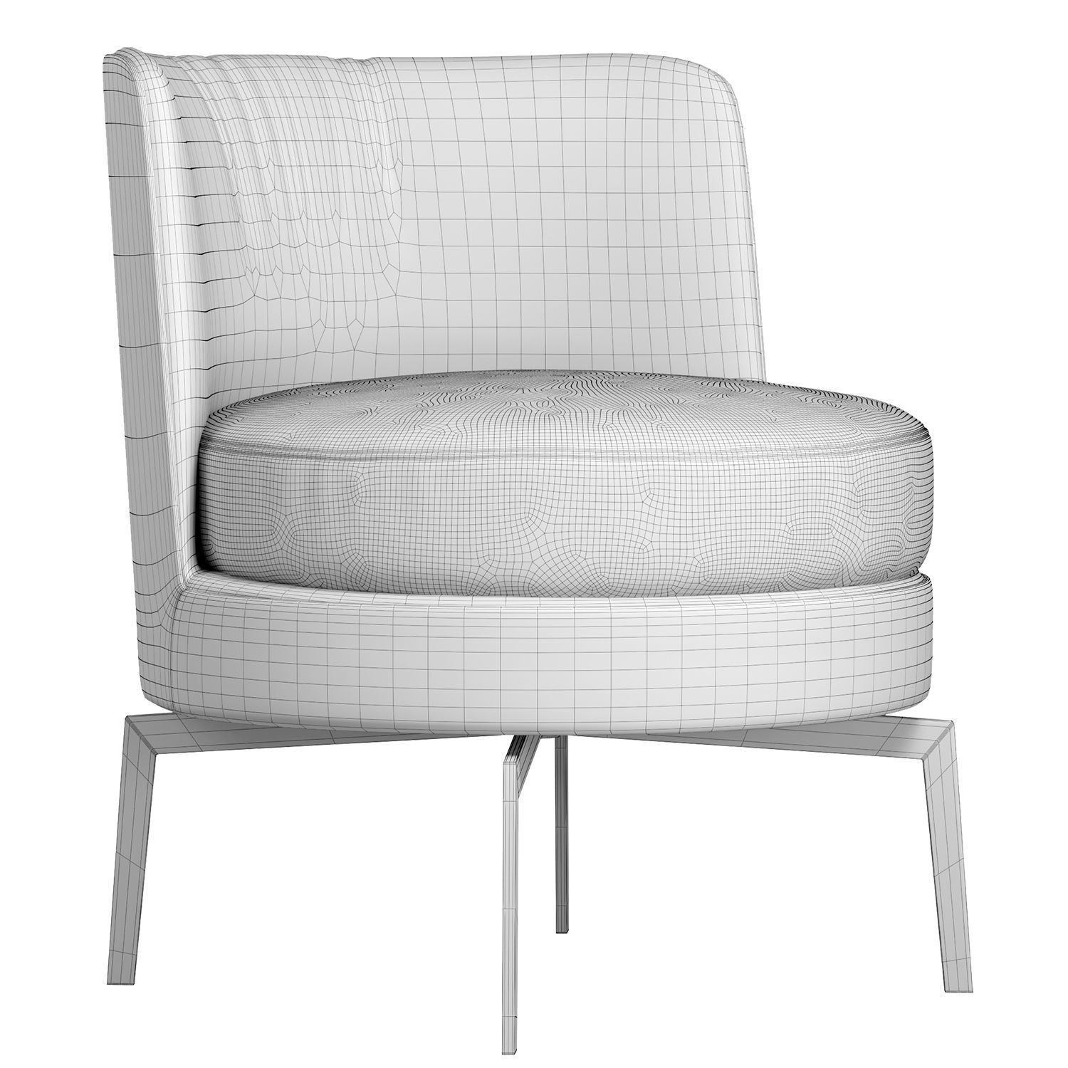 Flexform Feel Good Armchair 3D model | CGTrader