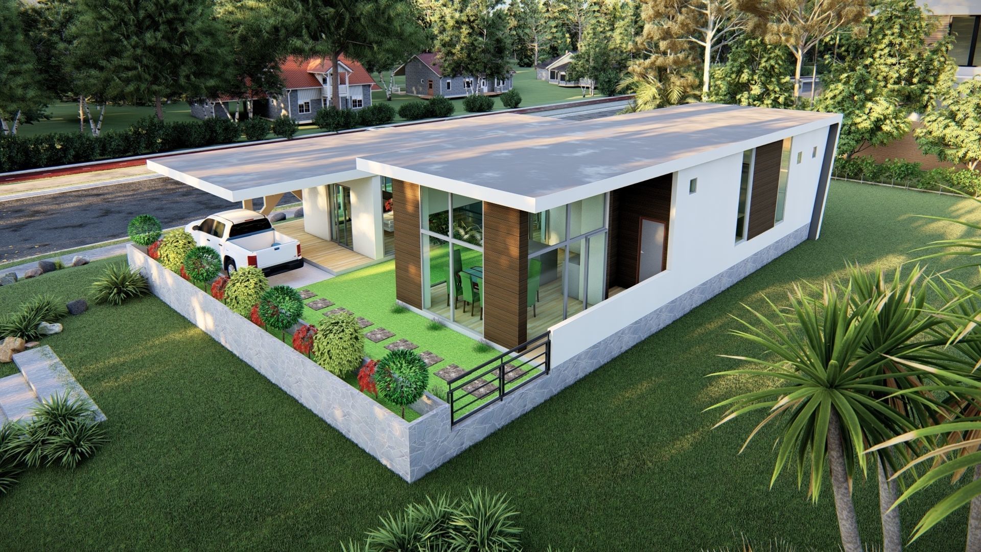 3D HOUSE INTERIOR AND EXTERIOR DESIGN 3D model | CGTrader