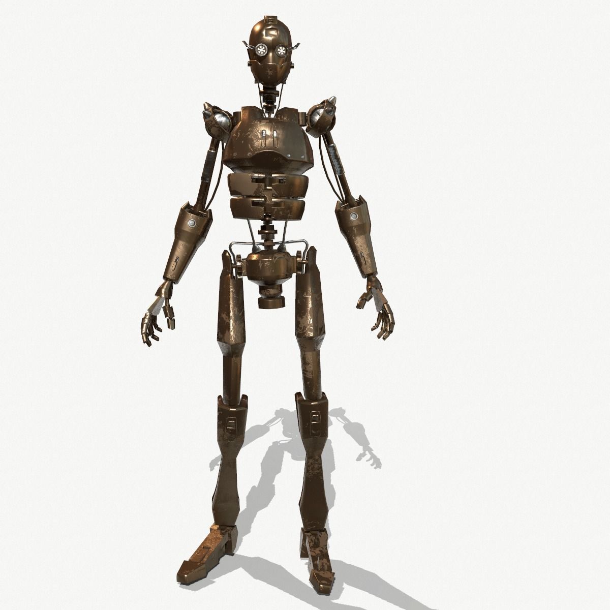 3D model Steampunk Robot VR / AR / low-poly | CGTrader