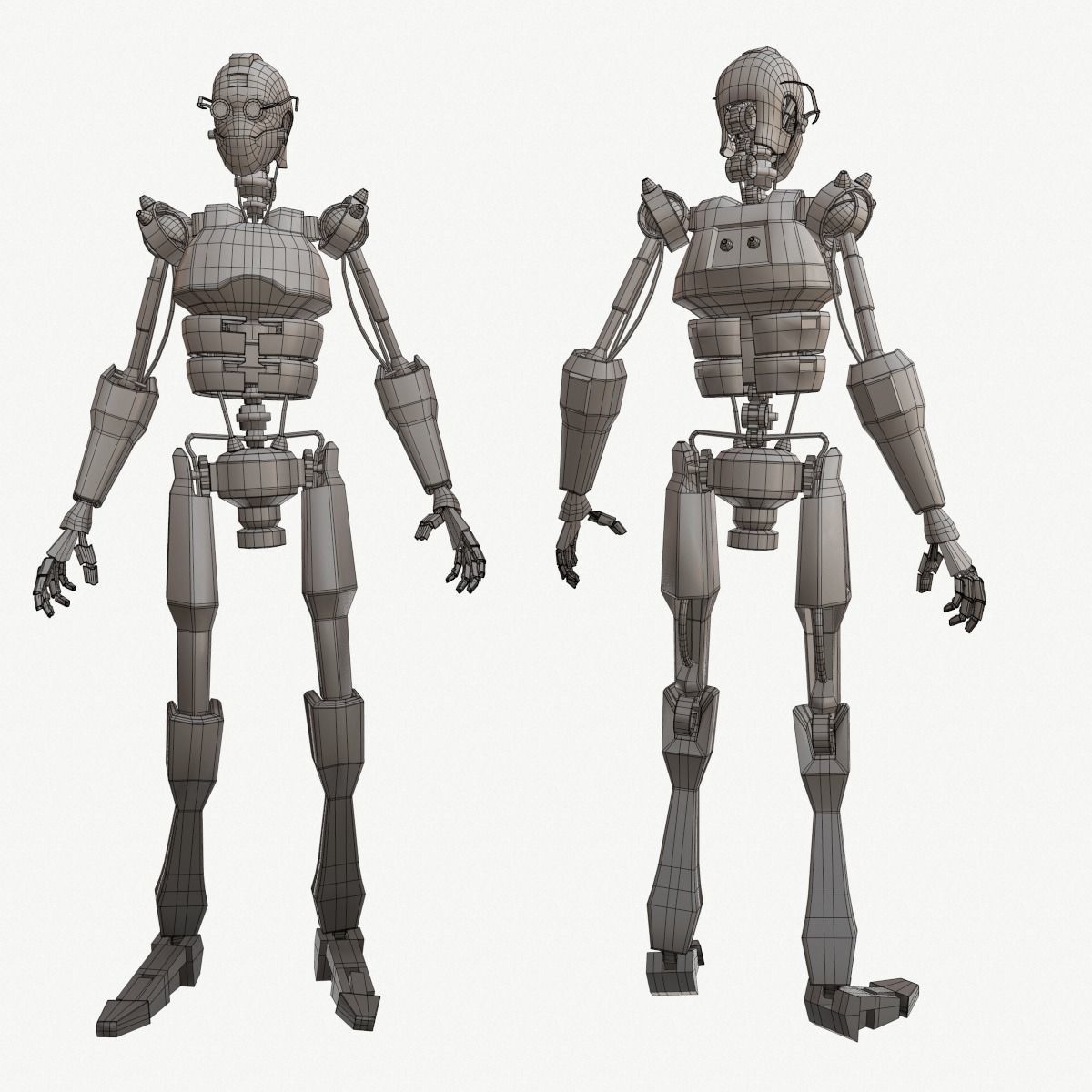 3D model Steampunk Robot VR / AR / low-poly | CGTrader