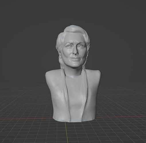 Meryl Streep 3D model 3D printable | CGTrader