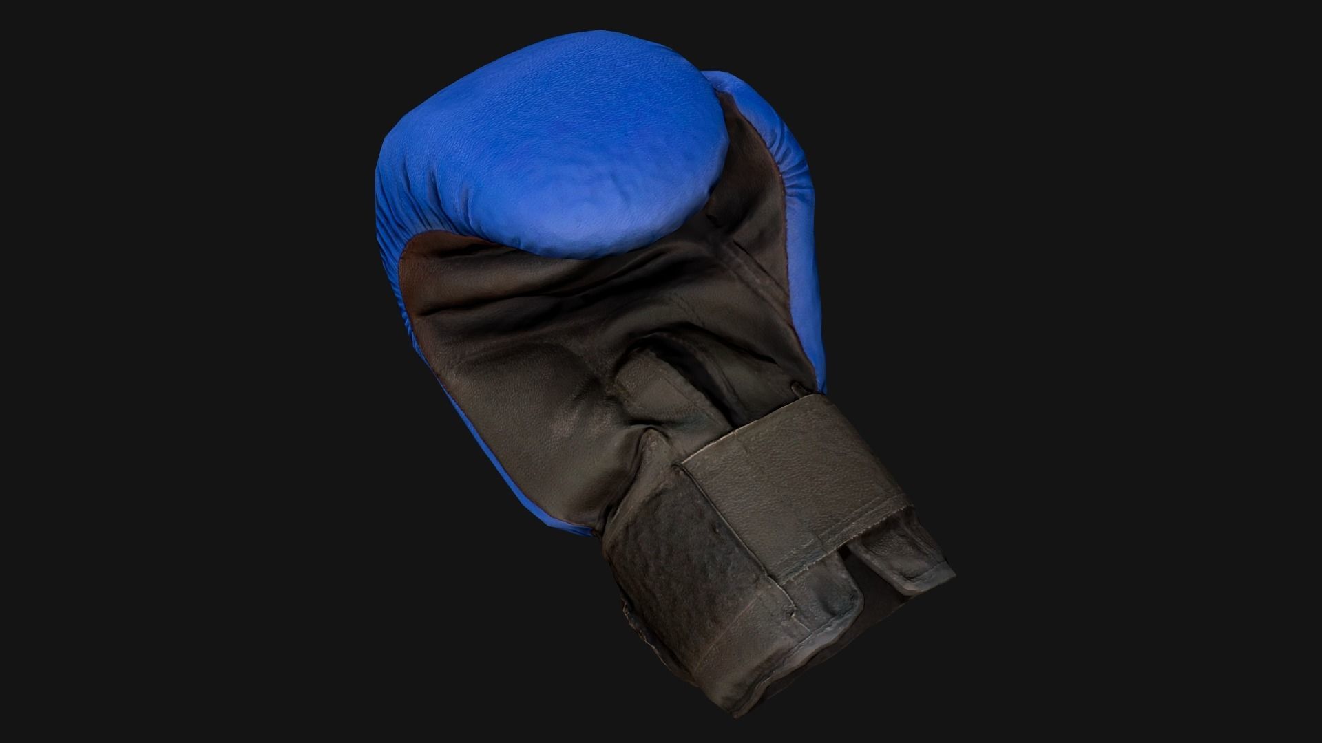 3D model Boxing Gloves Blue VR / AR / low-poly | CGTrader