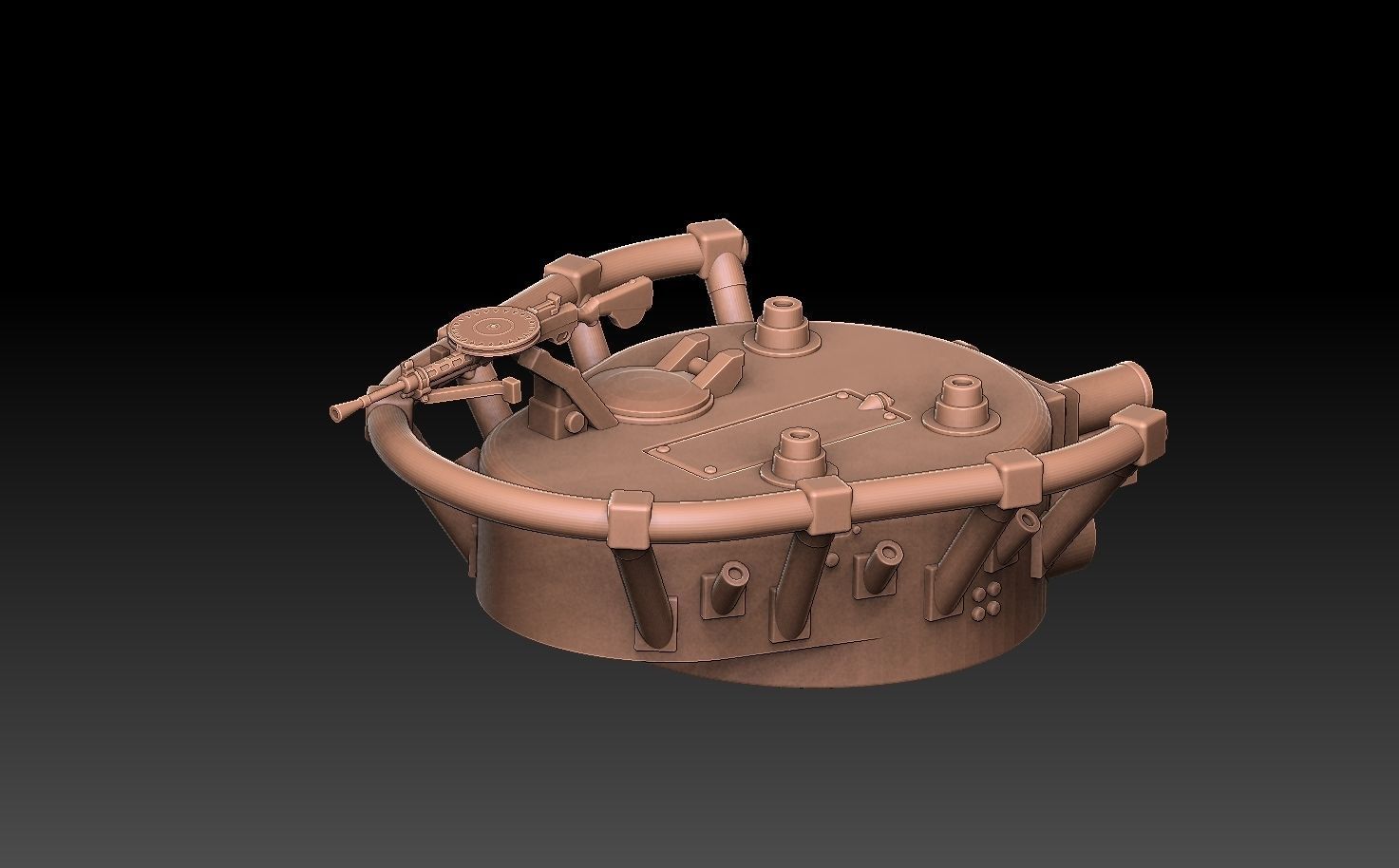 T35 Tank Turrets 3D model 3D printable | CGTrader