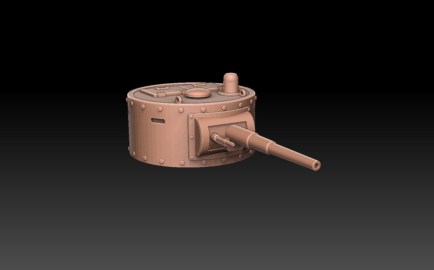 T35 Tank Turrets 3D model 3D printable | CGTrader