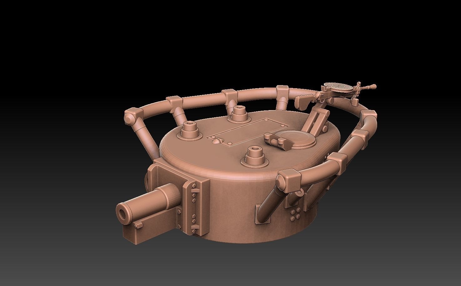 T35 Tank Turrets 3D model 3D printable | CGTrader