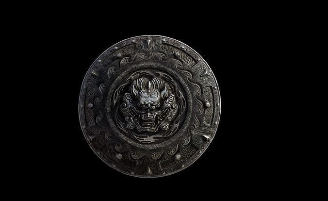 3D model Chinese-ancient shield VR / AR / low-poly | CGTrader