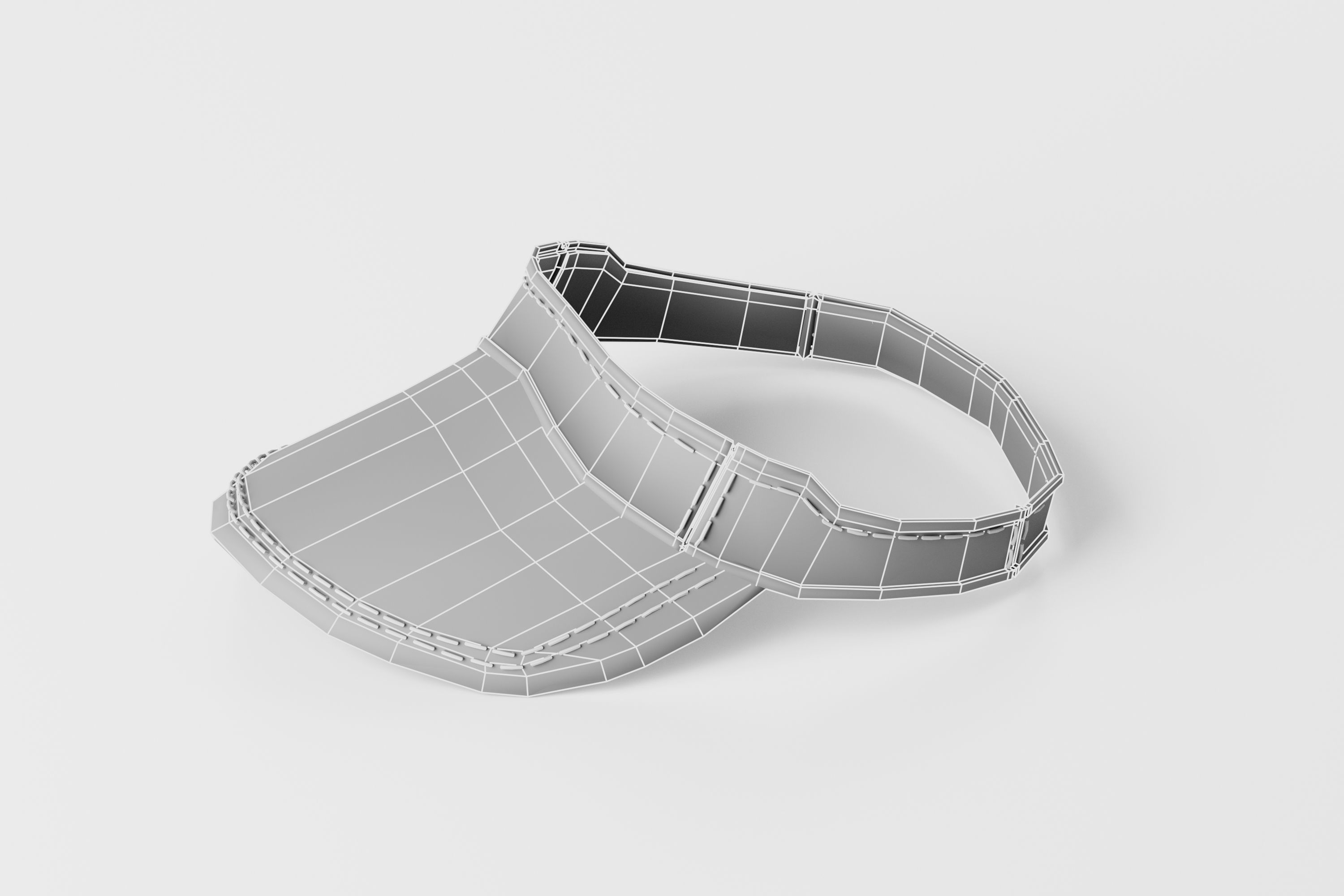 3D model visor cap VR / AR / low-poly | CGTrader
