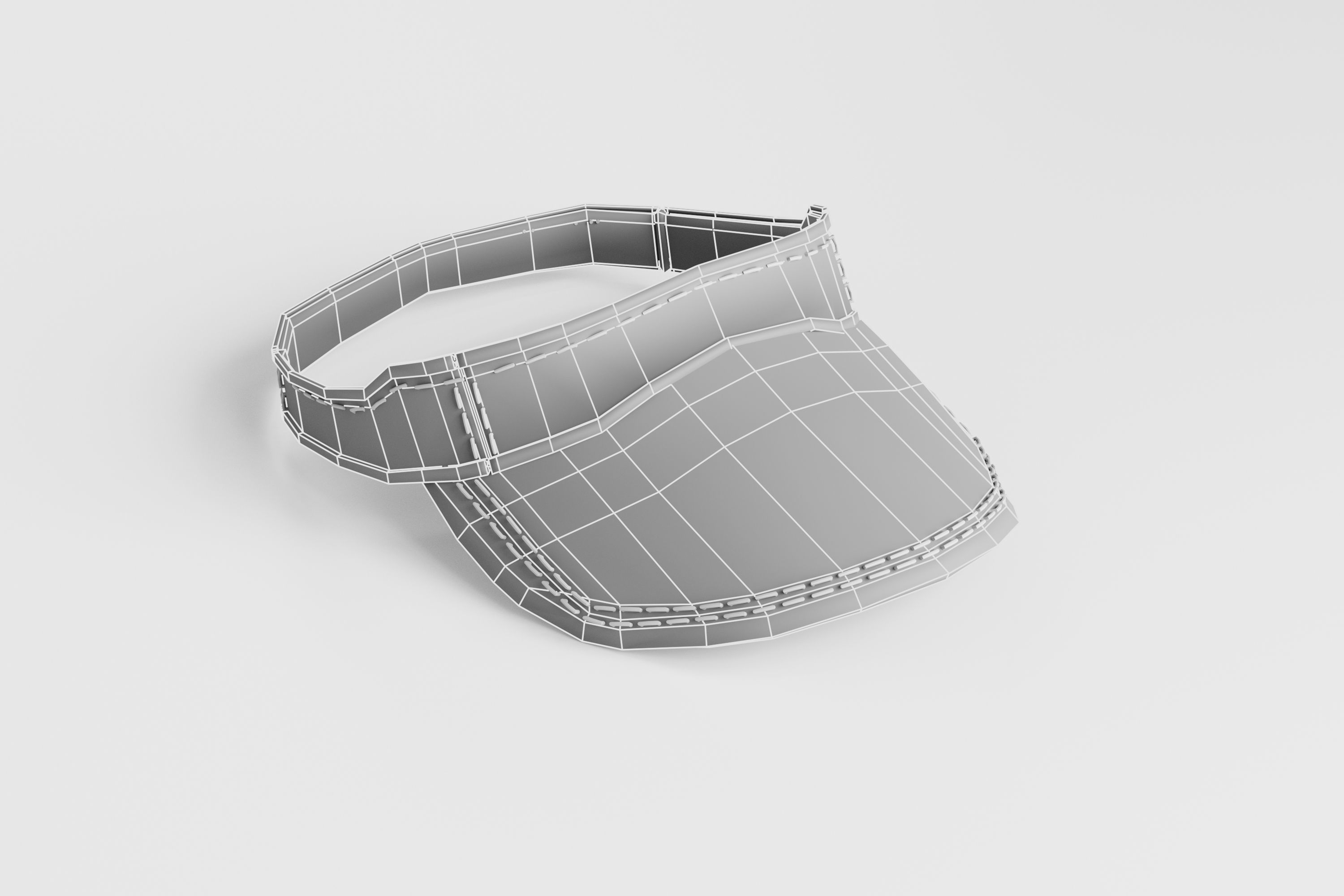 3D model visor cap VR / AR / low-poly | CGTrader
