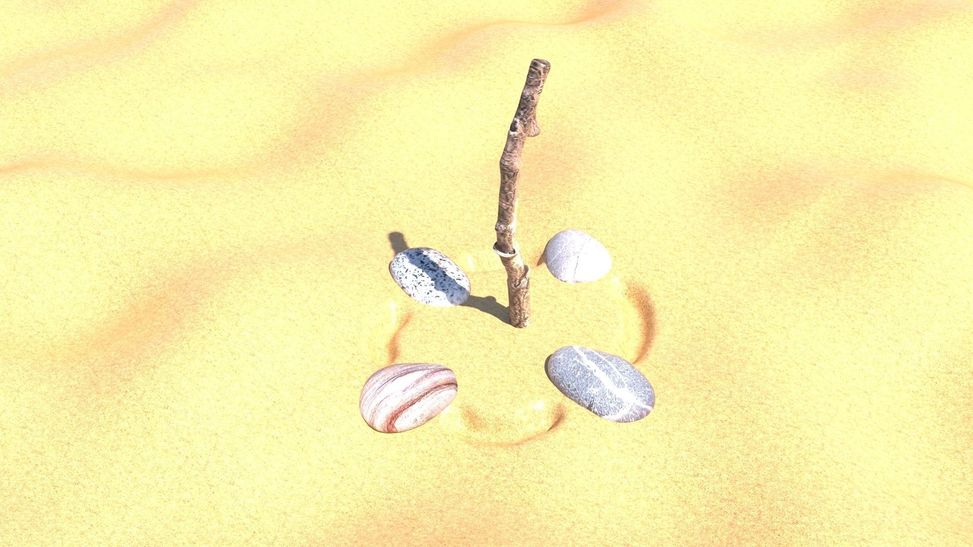 BC Time Sun Clock 3D model | CGTrader