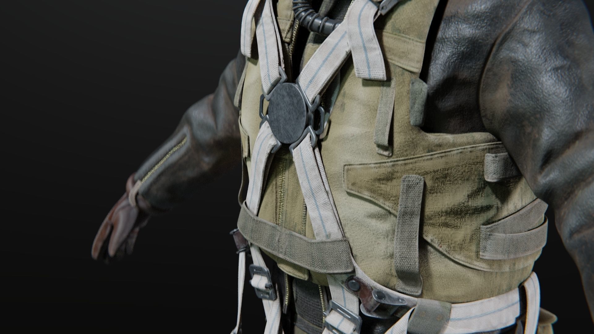 SOLDIER WWII USA Pilot 3D model | CGTrader