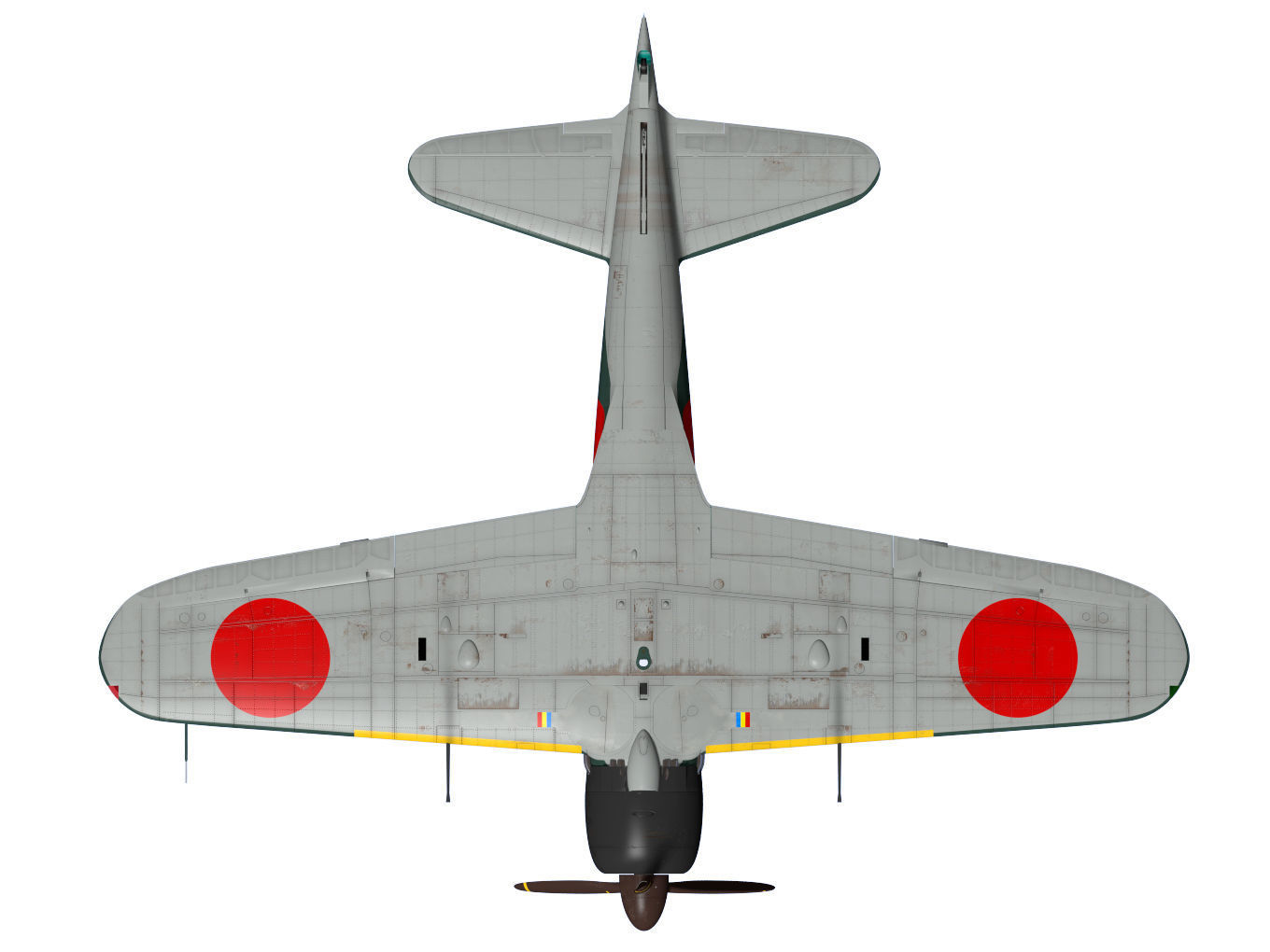 A6M5 Zero fighter Type 52 3D model | CGTrader