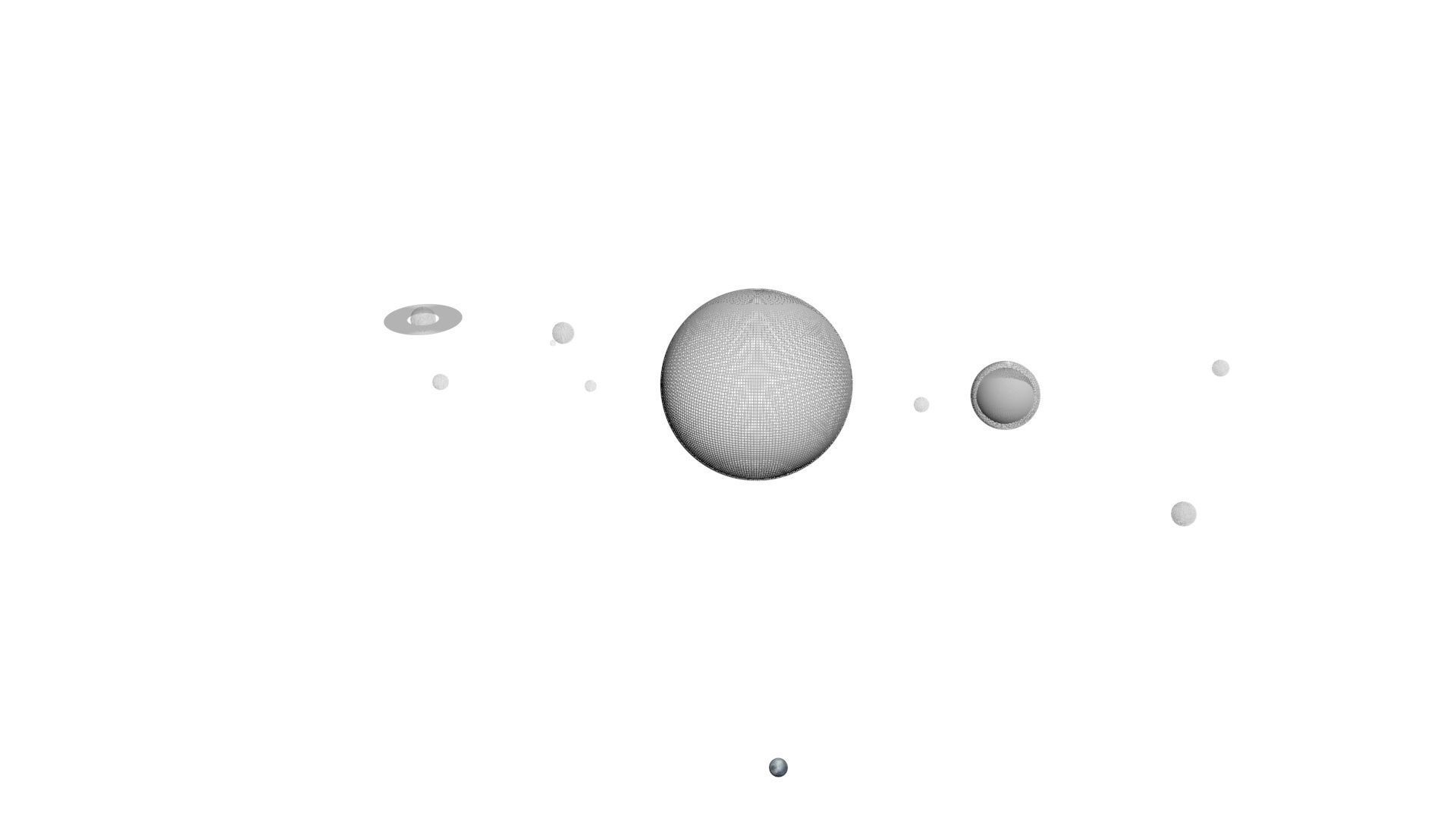 Solar System 3D model animated | CGTrader