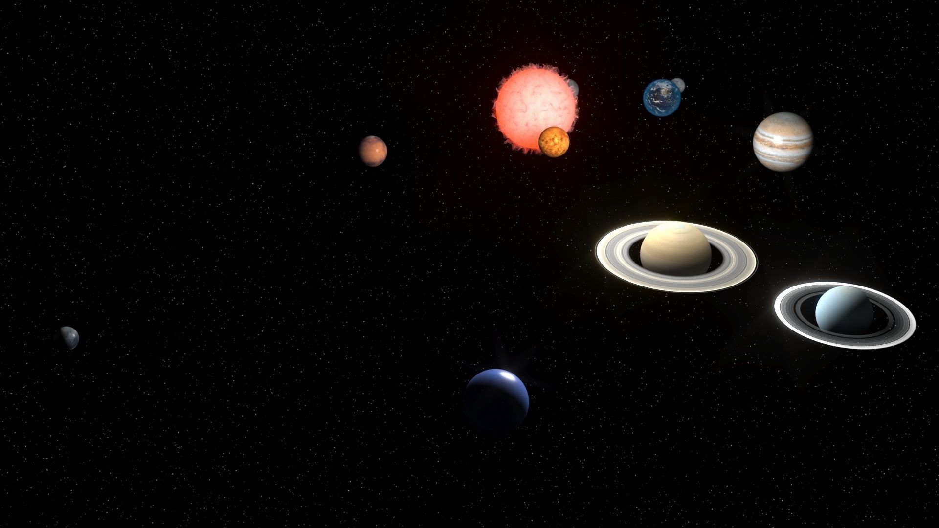 Solar System 3D model | CGTrader