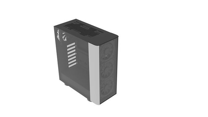 Full Open PC Case 3D model | CGTrader
