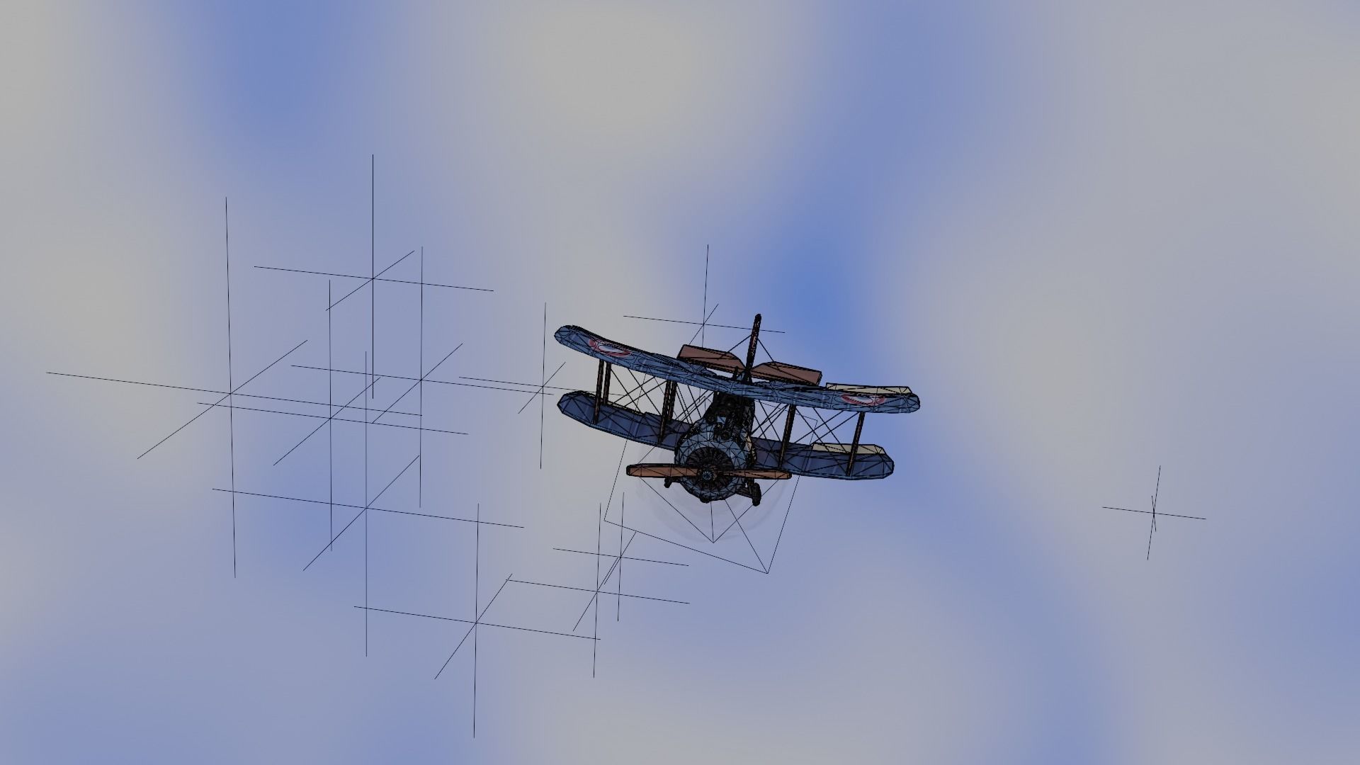 3D model Stylized WW1 Plane VR / AR / low-poly | CGTrader