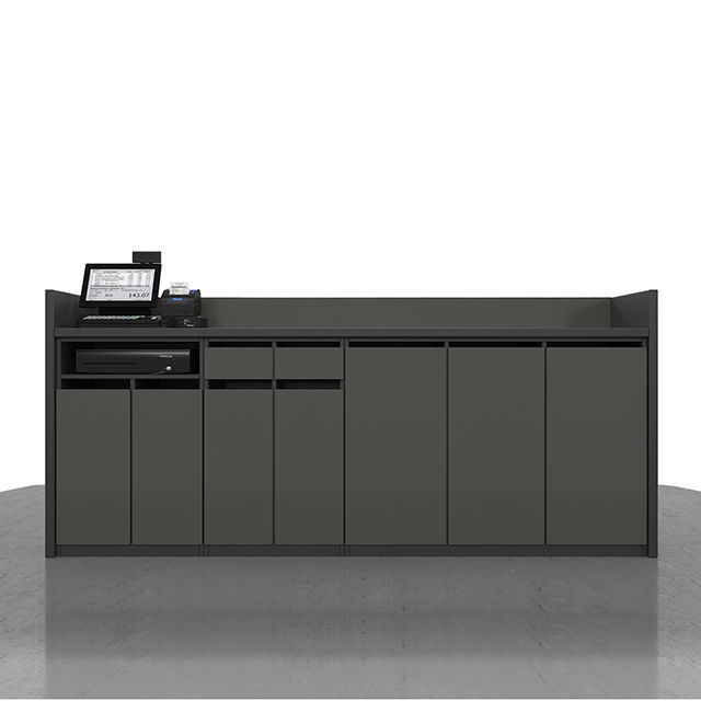 STORE CASHIER COUNTER 3D SCENE free 3D model | CGTrader