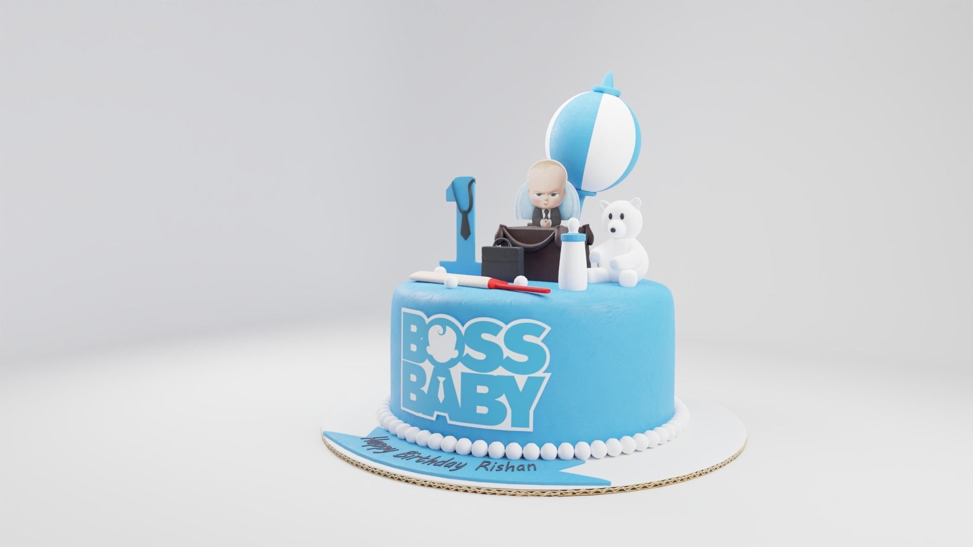 Boss Baby Cake 3D Model 3D model | CGTrader