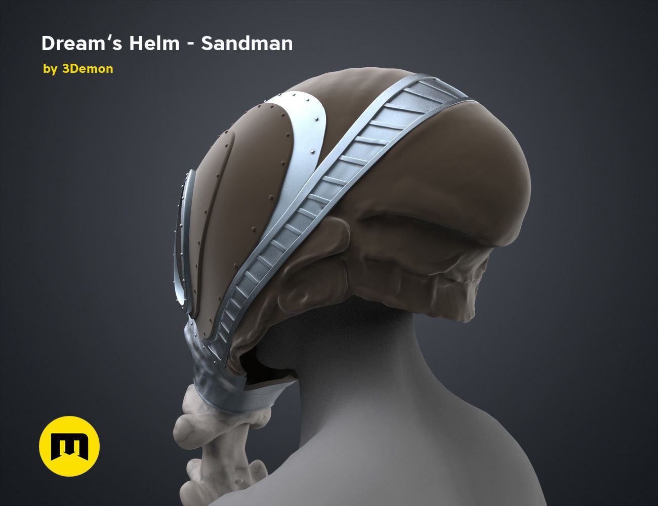 The Sandman helm 3D model 3D printable | CGTrader