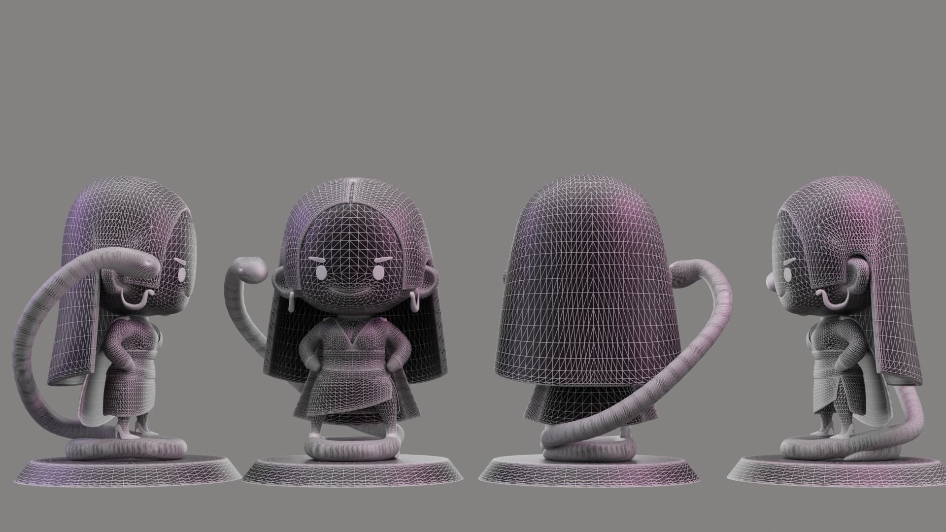 Boa Hancock Chibi - One Piece 3D model 3D printable | CGTrader