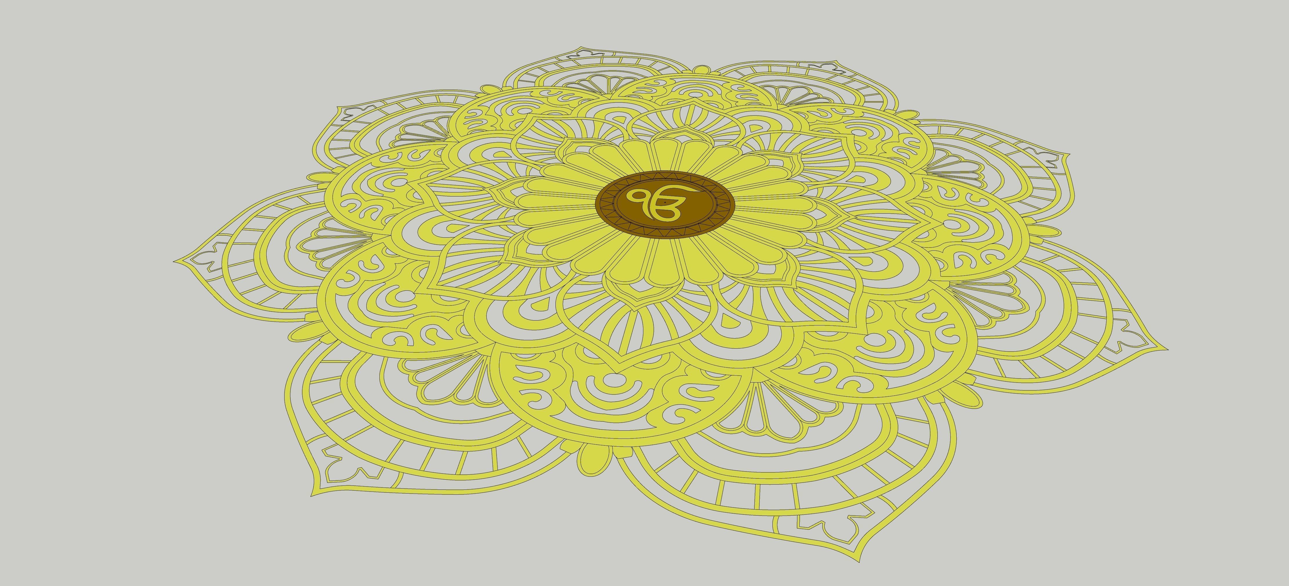 acrylic sheet Classic design 3D model 3D printable | CGTrader