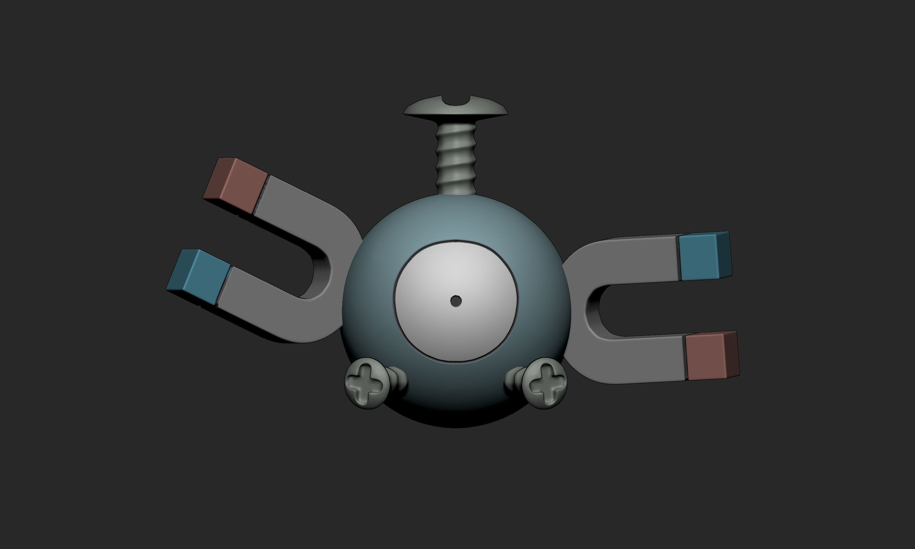 Pokemon - Magnemite Magneton and Magnezone with 2 poses 3D model 3D ...