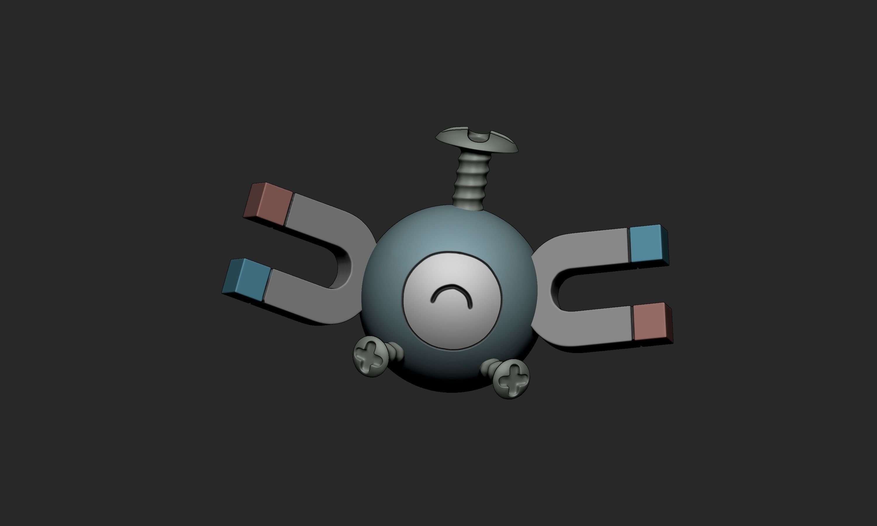 Pokemon - Magnemite Magneton and Magnezone with 2 poses 3D model 3D ...