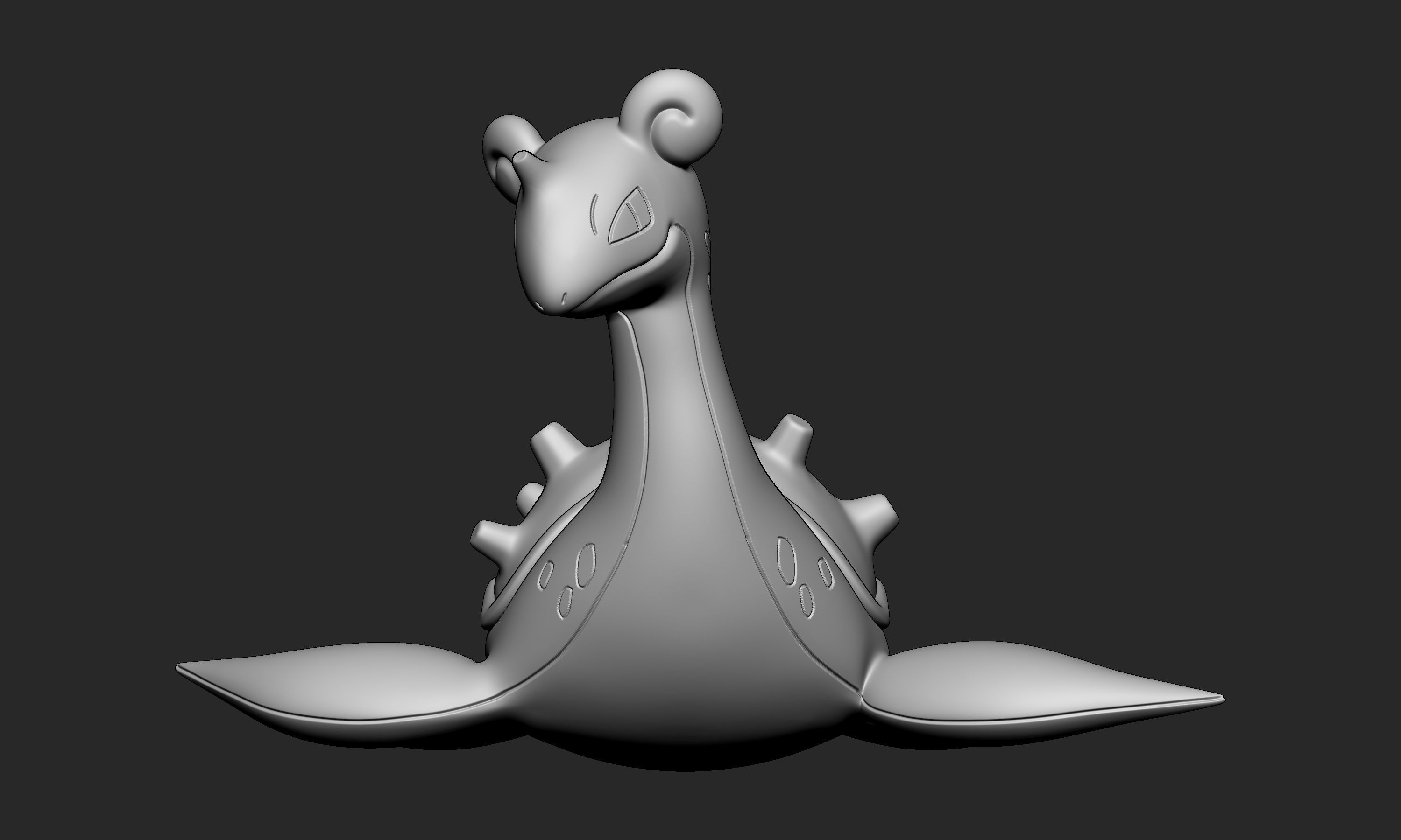 Pokemon - Lapras with 2 poses 3D model 3D printable | CGTrader