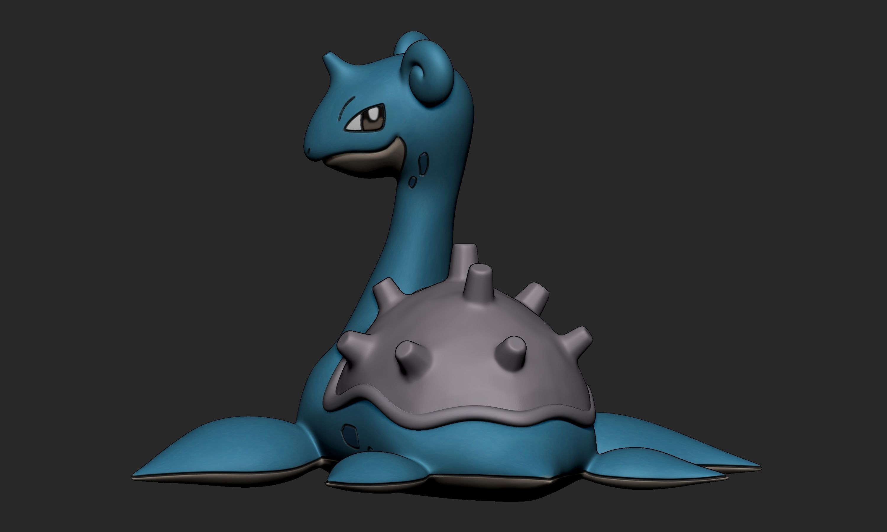 Pokemon - Lapras with 2 poses 3D model 3D printable | CGTrader