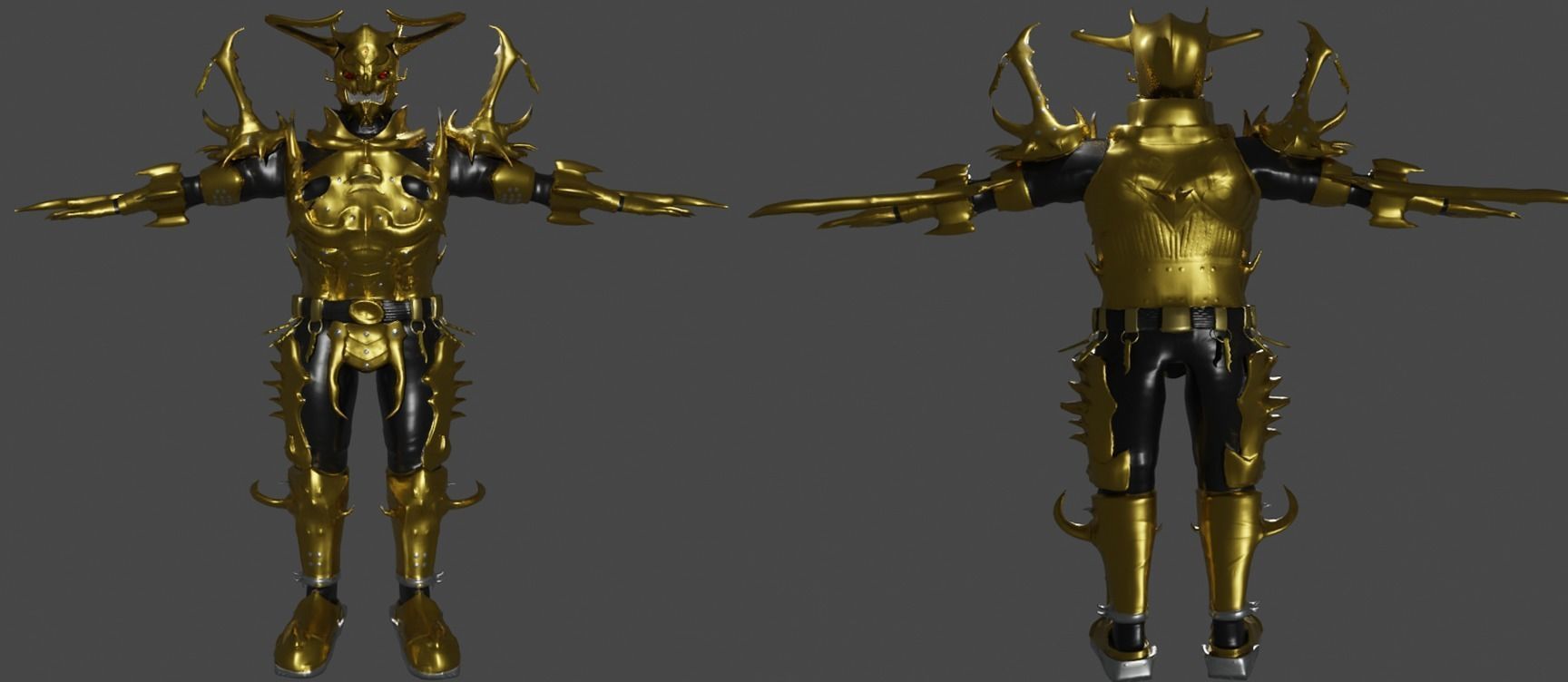 Giraffa Undead 3D model | CGTrader