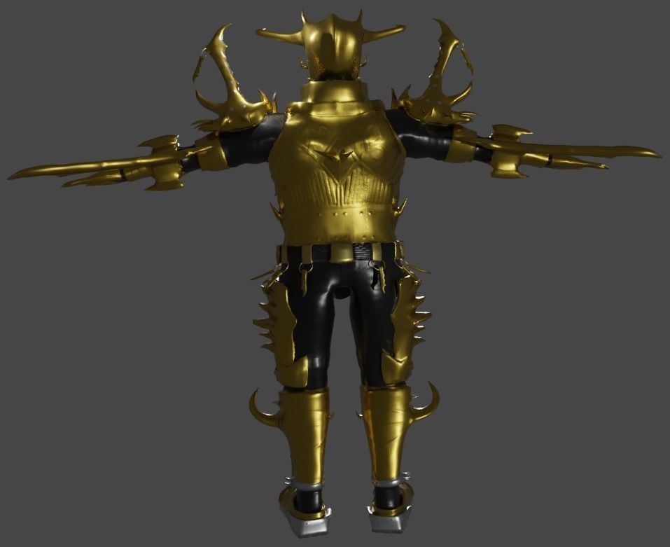 Giraffa Undead 3D model | CGTrader