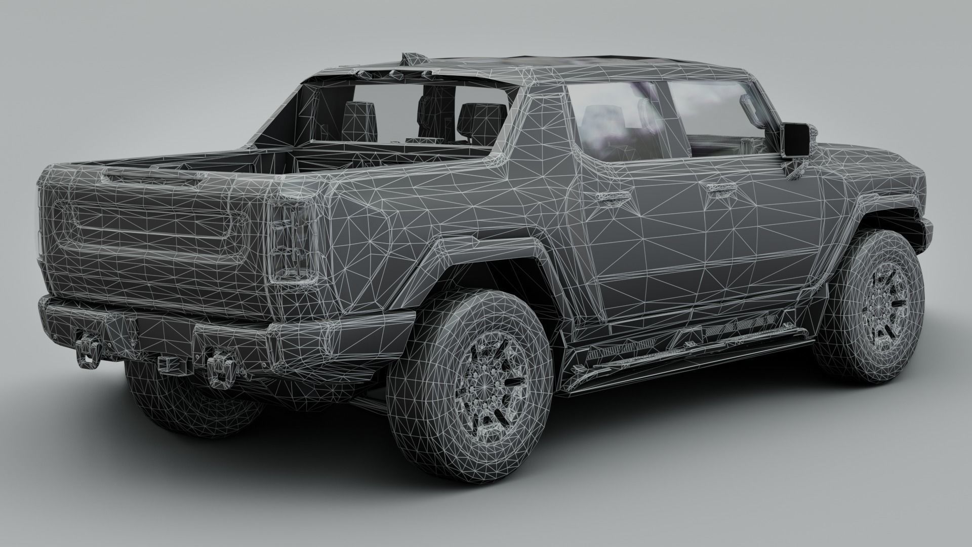 Hummer EV Electric SUV PICK UP 2022 3D model | CGTrader