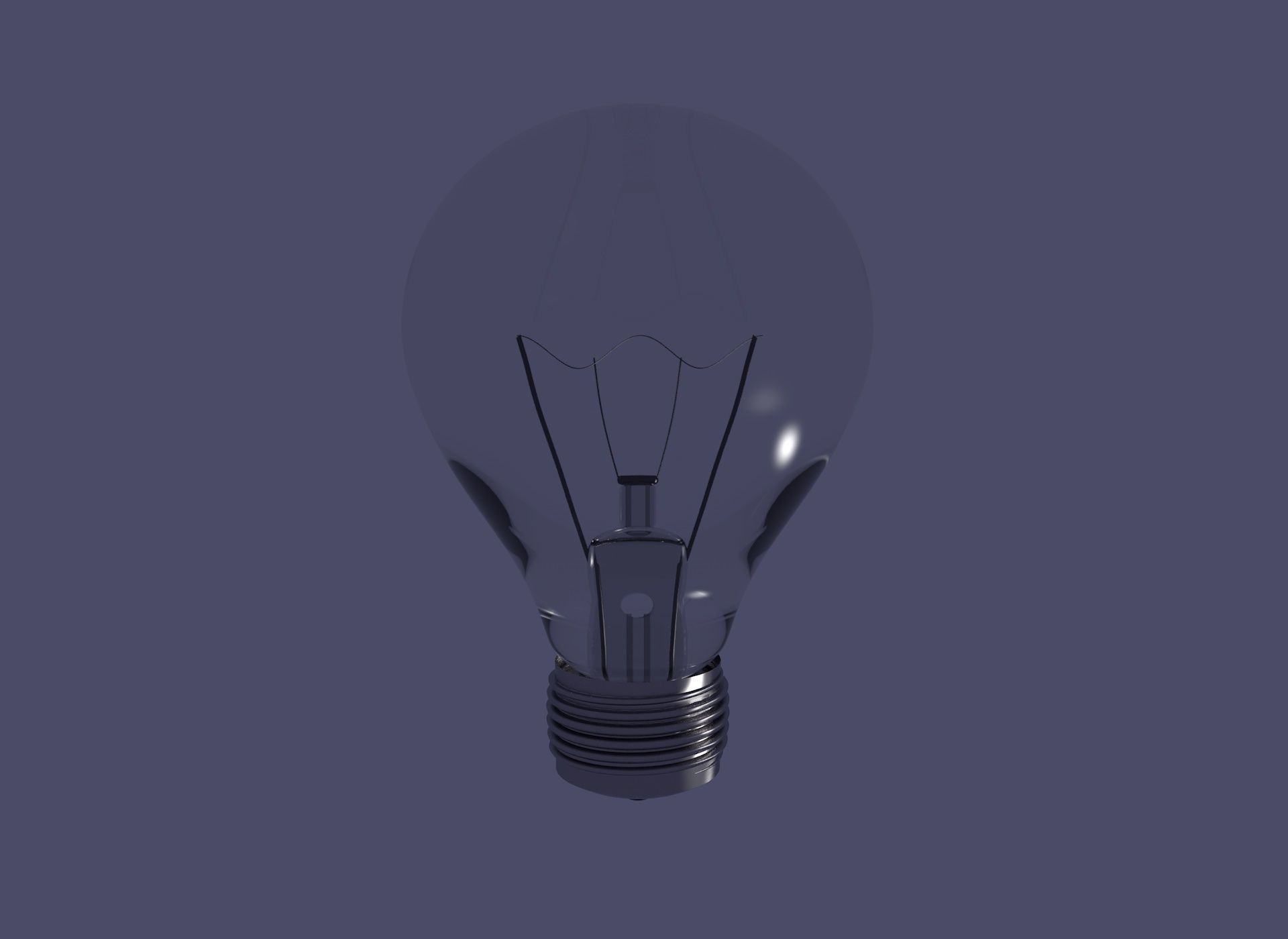 Realistic bulb light 3D model | CGTrader