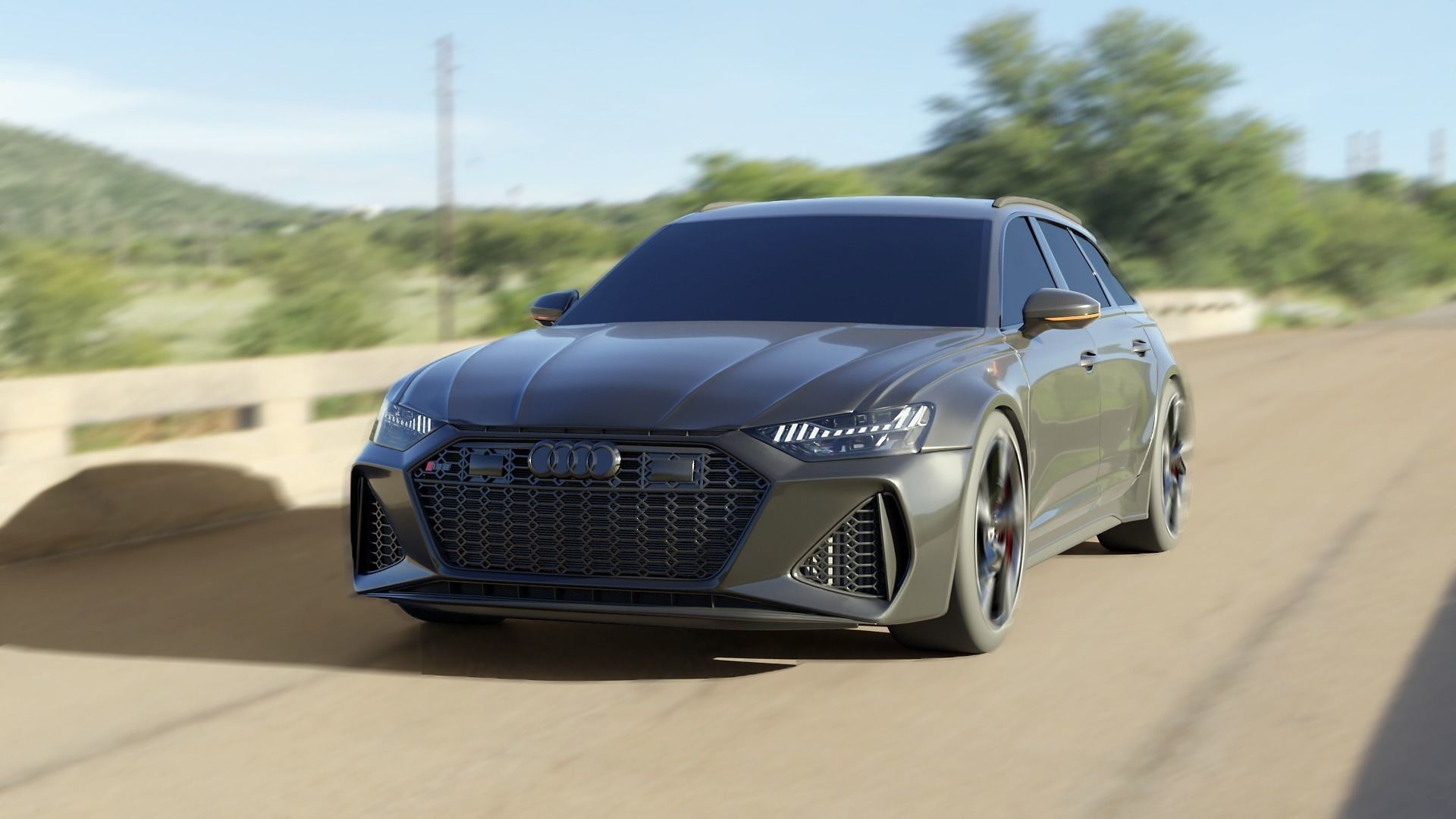 AUDI RS6 Avant Car Vehicle 3D model | CGTrader