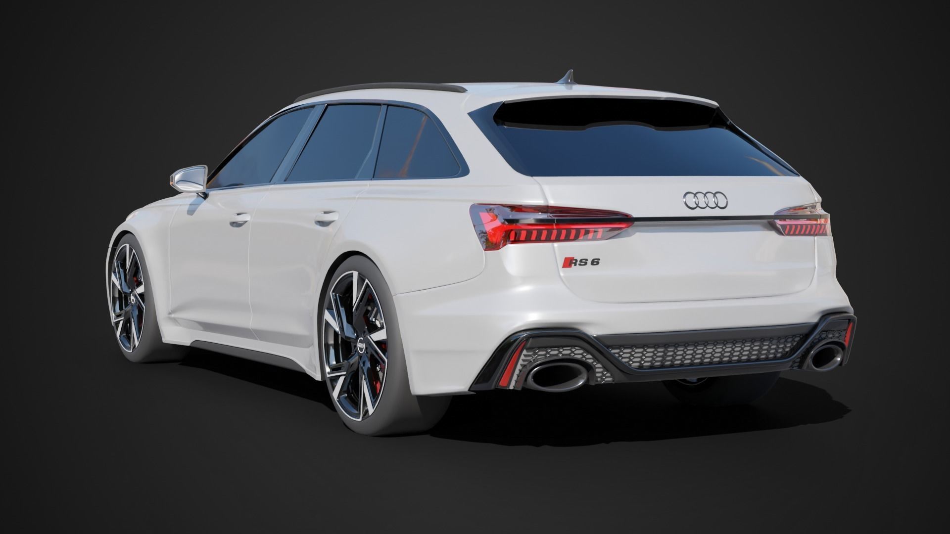 AUDI RS6 Avant Car Vehicle 3D model | CGTrader