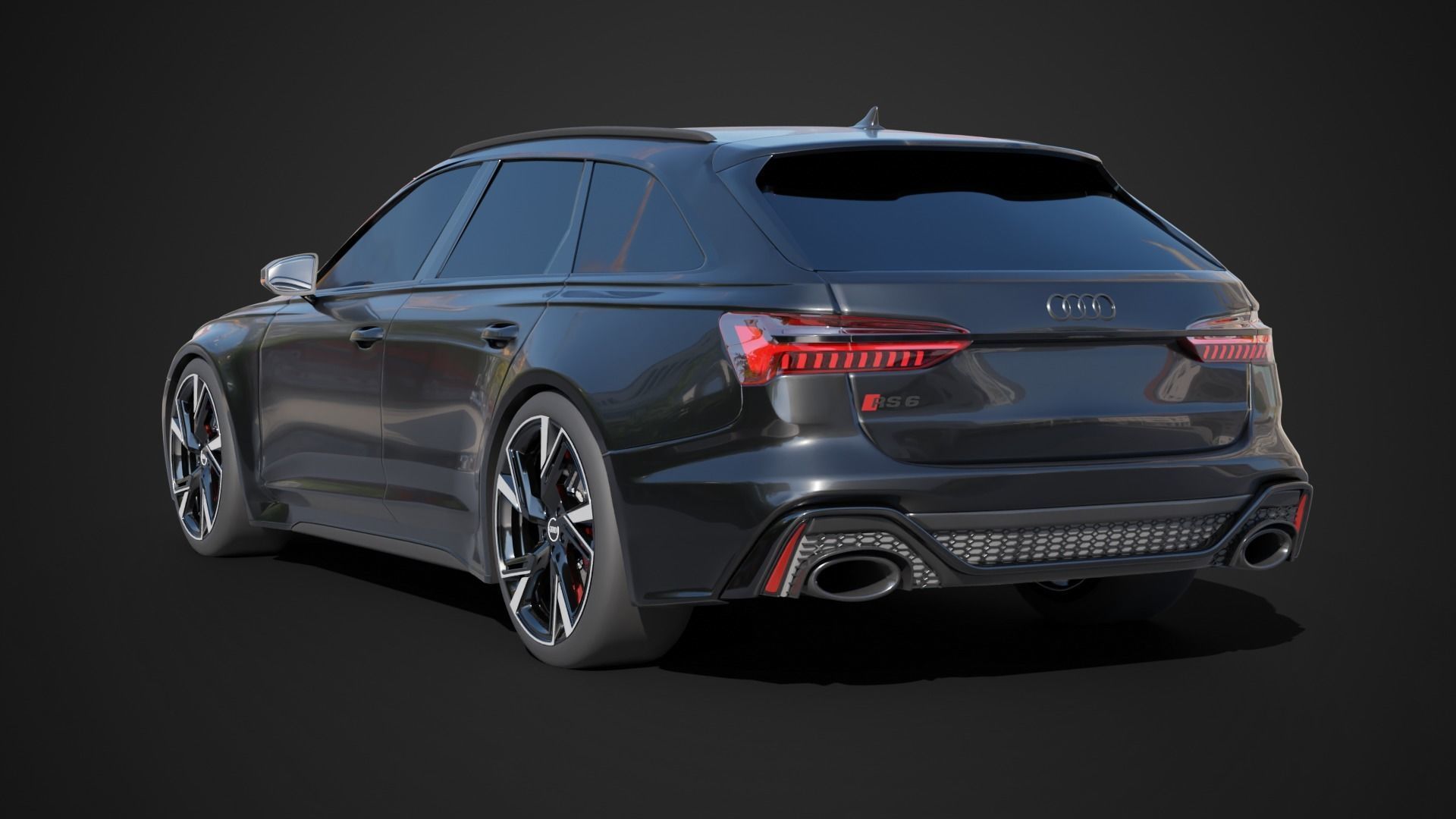 AUDI RS6 Avant Car Vehicle 3D model | CGTrader