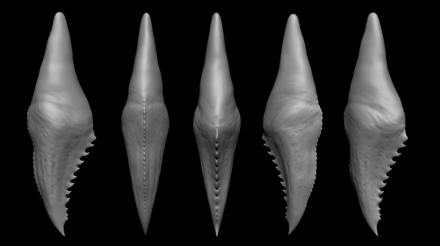 3D PRINTABLE DAY SHIFT MOVIE EXTRACTED VAMPIRE FANGS 3D model 3D ...