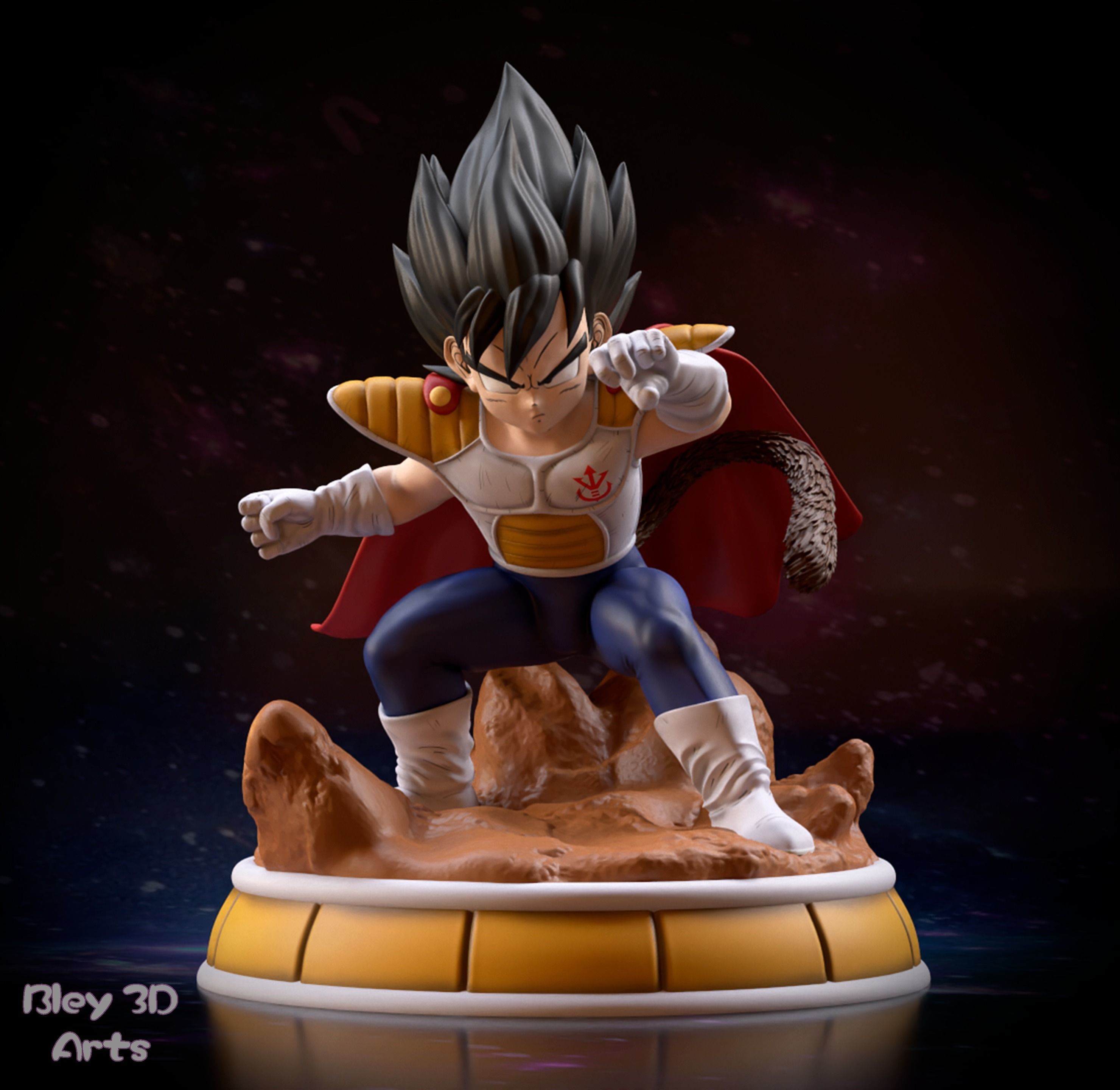 Kid Vegeta STL 3D model 3D printable | CGTrader