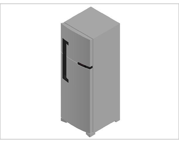 Refrigerator frost free 3D model | CGTrader