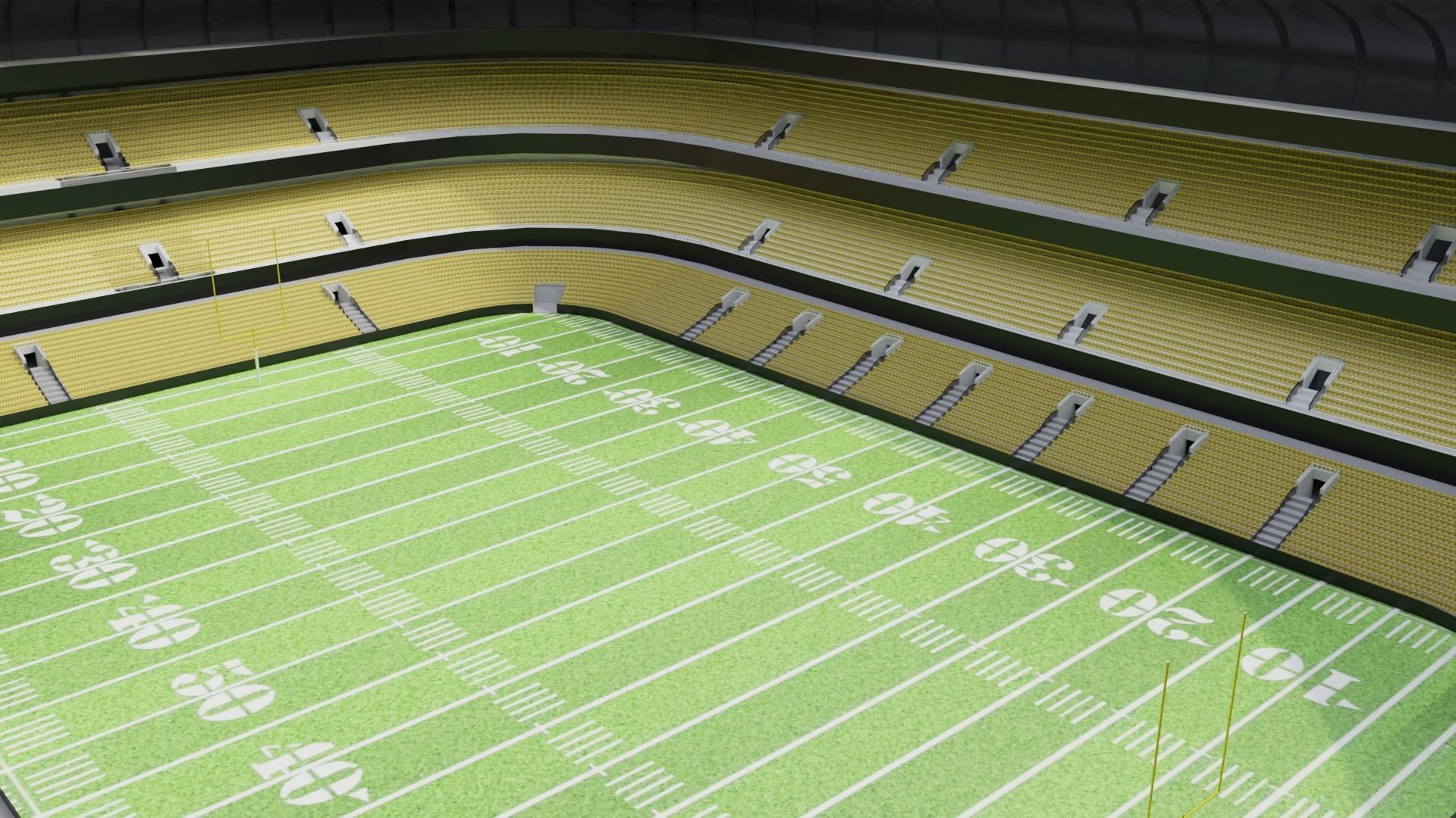 3D model Nfl American Stadium VR / AR / low-poly | CGTrader