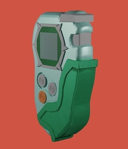 Digimon frontier digivice 3D model | CGTrader