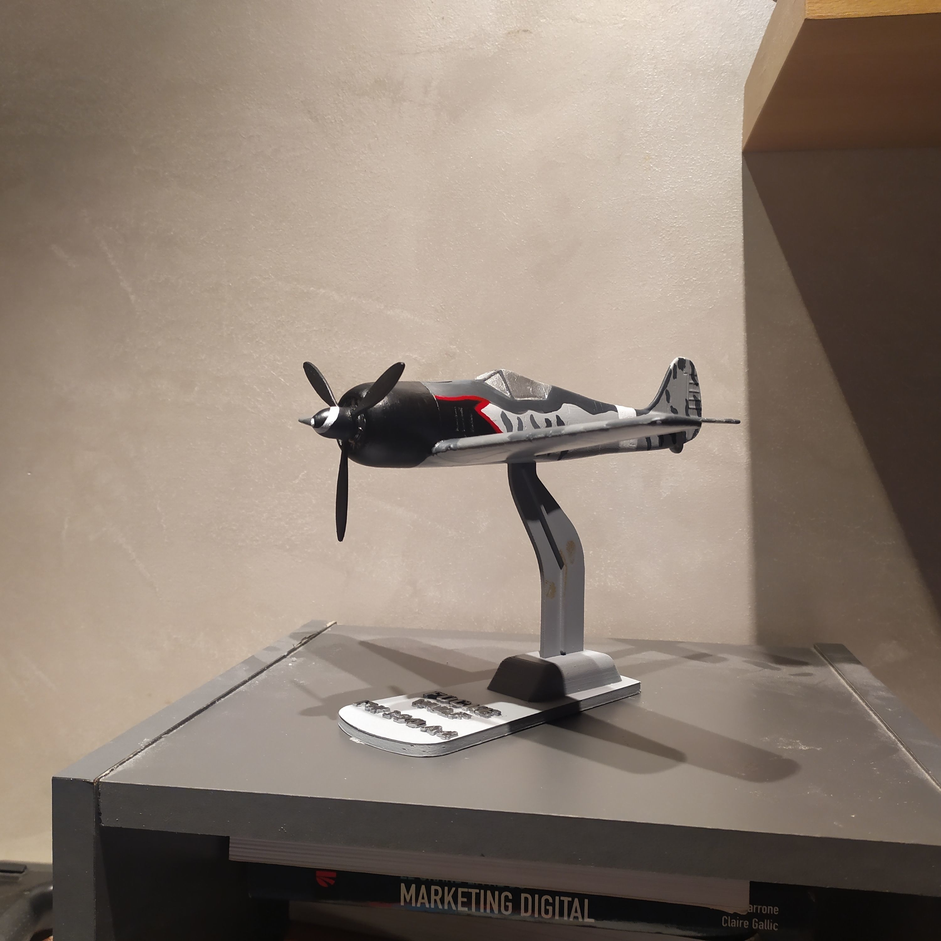 FOCKE WULF FW-190 A4- STL files - 3D printing 3D model 3D printable ...