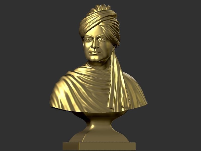 Swami Vivekanand Bust 3D model 3D printable | CGTrader