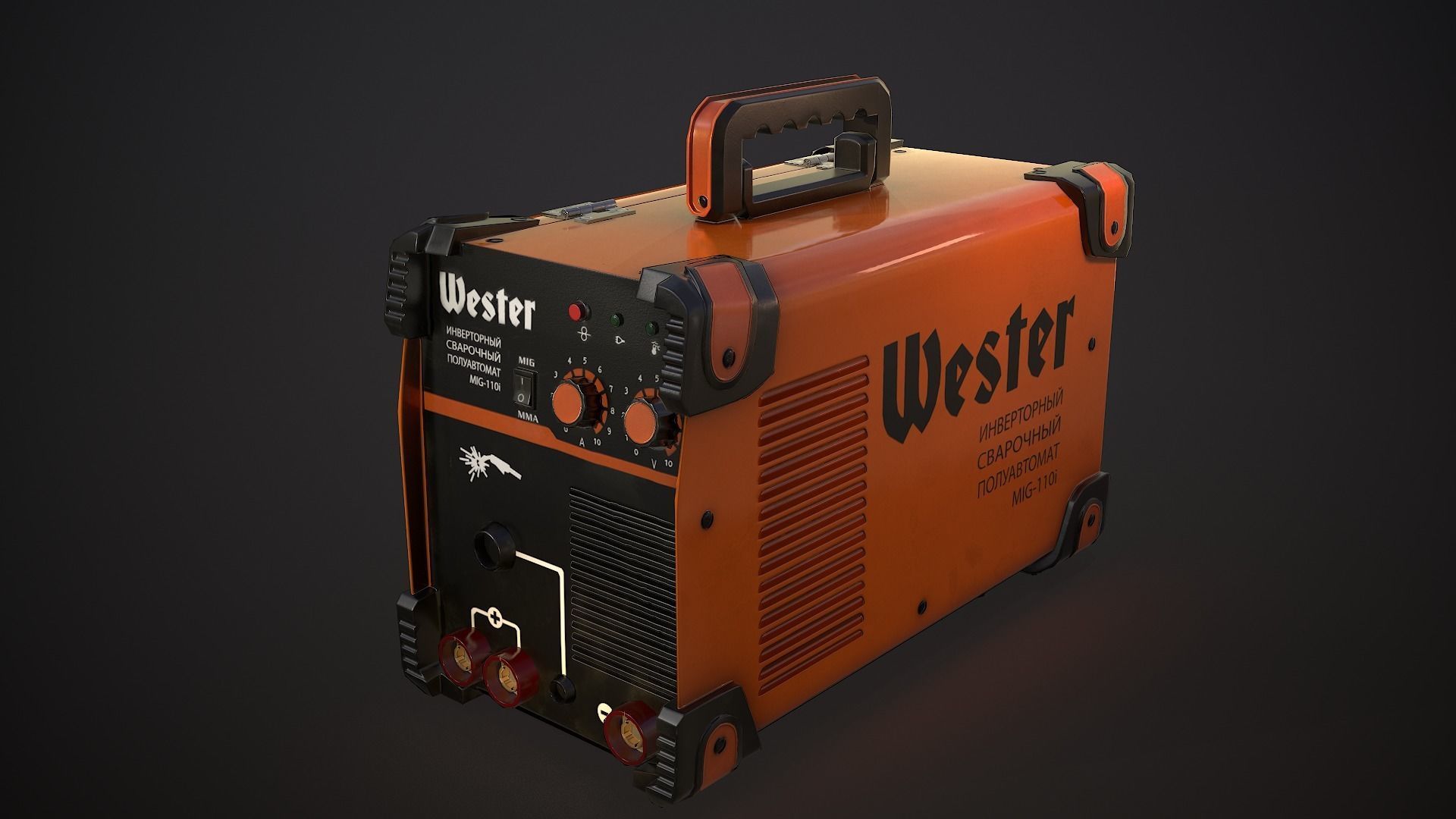 3D model Industrial Welding Machine 3d model low-poly VR / AR / low ...