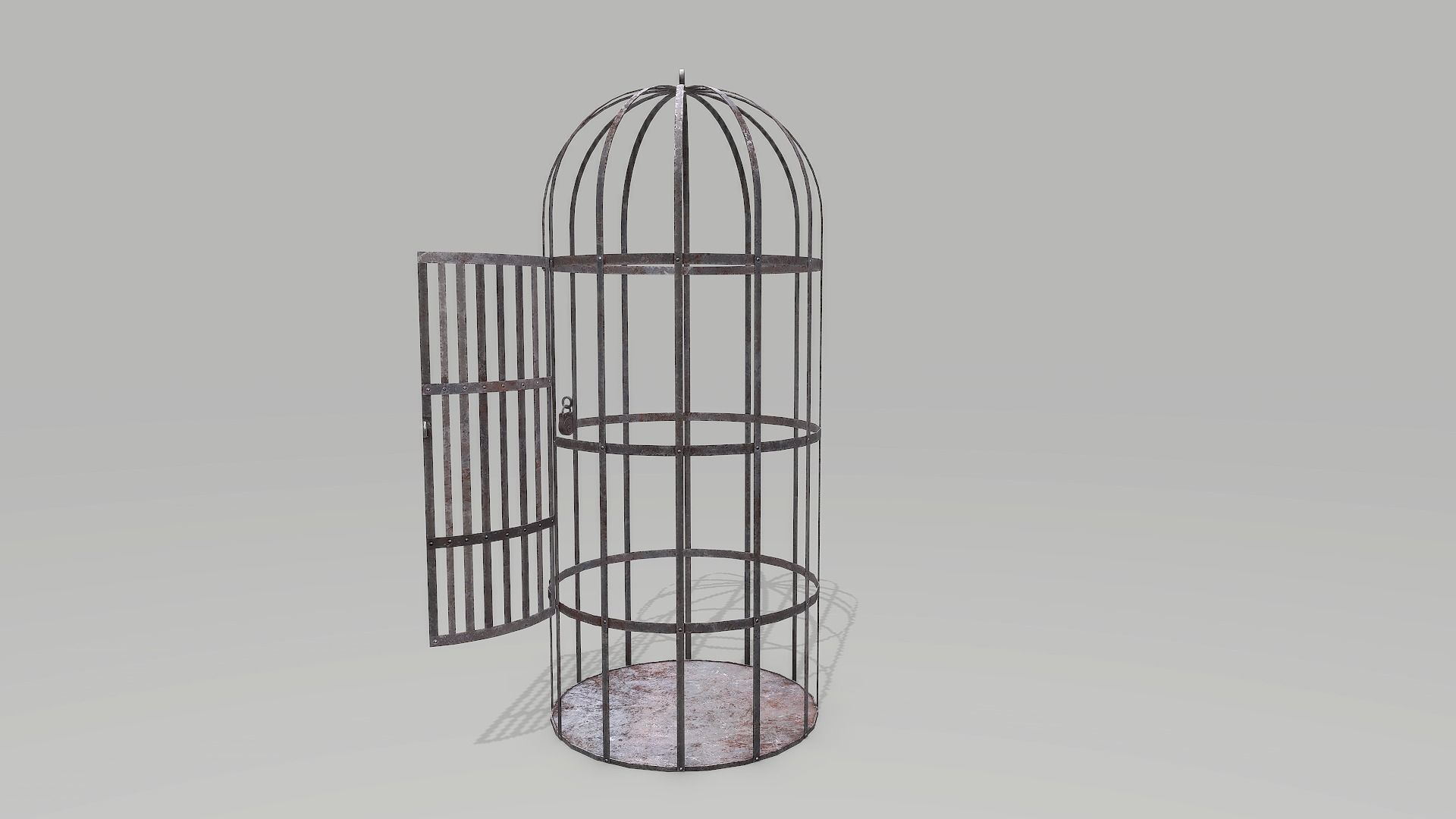 3D model Metal Cage 2 VR / AR / low-poly | CGTrader