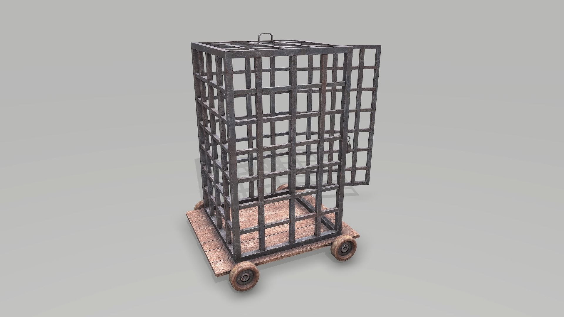 3D model Metal Cage 3 VR / AR / low-poly | CGTrader