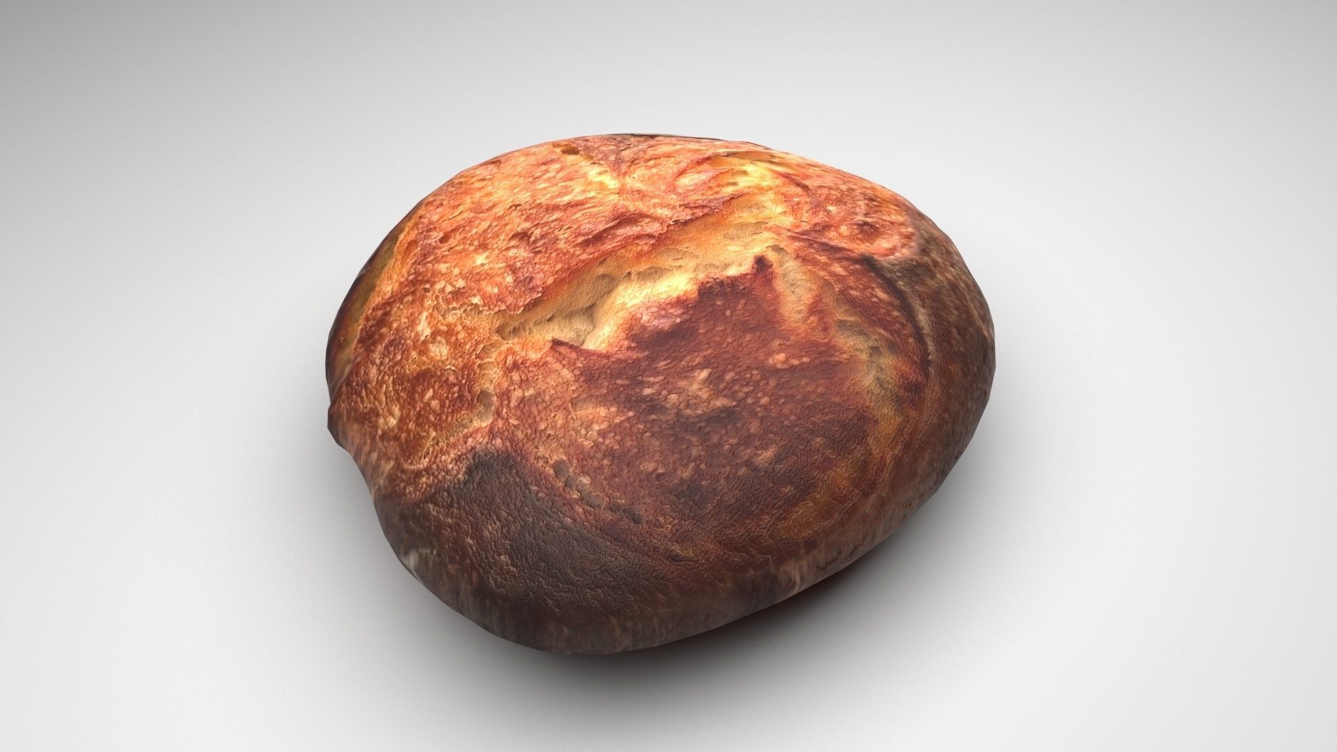 Boule Bread 3D model | CGTrader